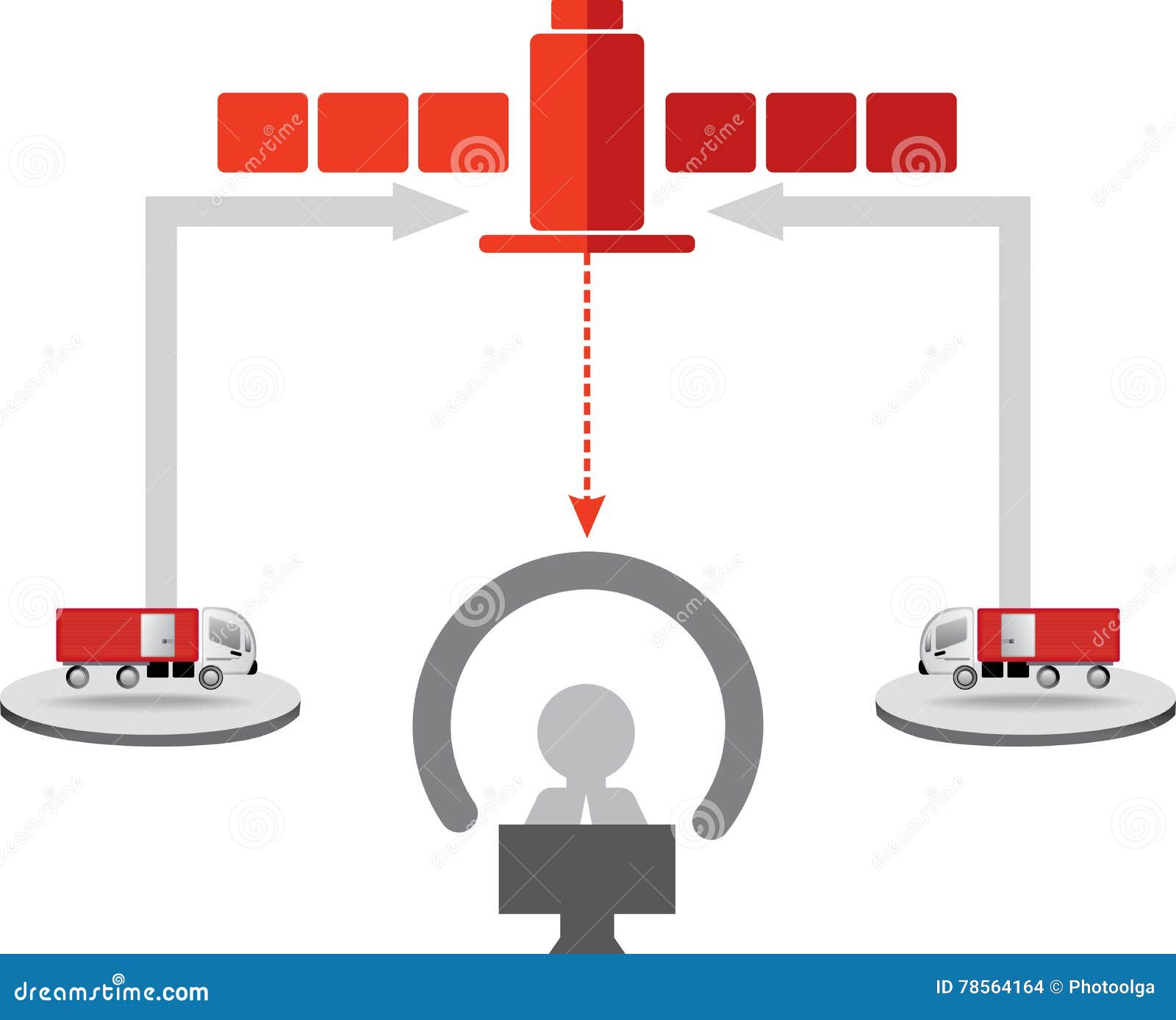 Logistics Icons. Transport Telematics Stock Vector - Illustration of ...