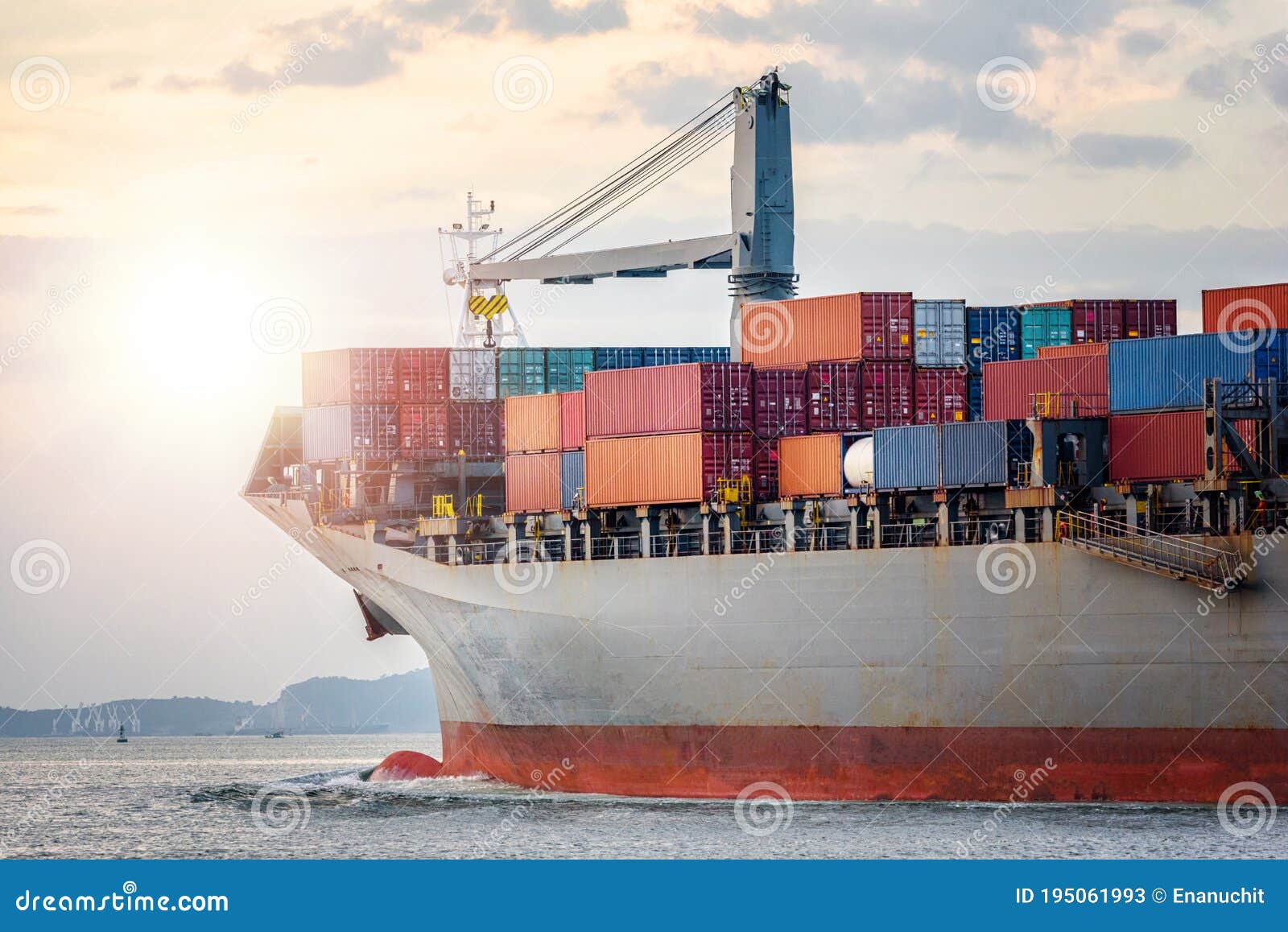 Logistics Import Export Concept And Transport Industry Of Container ...