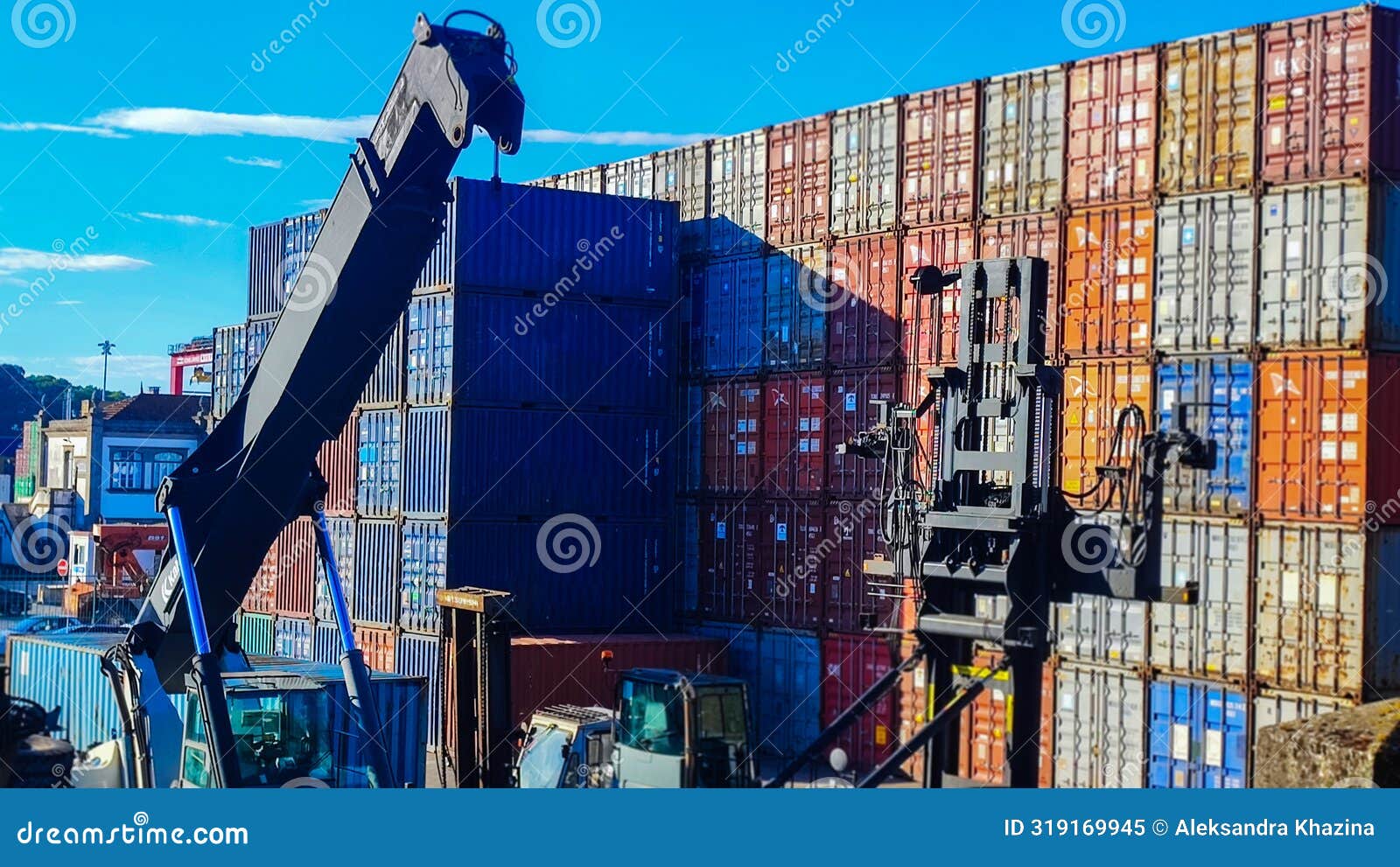 Logistics of International Container Cargo Shipping and Cargo Plane in ...