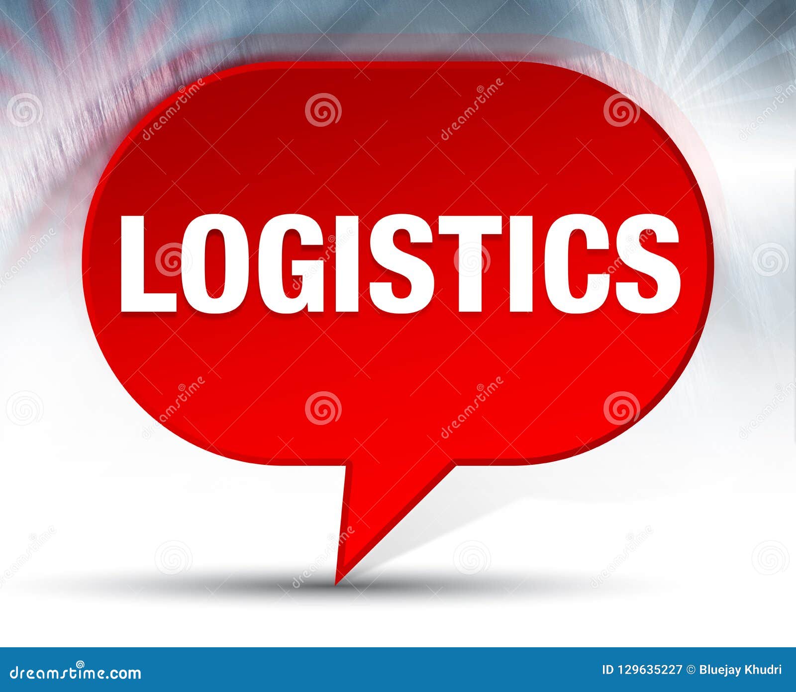 Logistics Red Bubble Background Stock Illustration - Illustration of ...