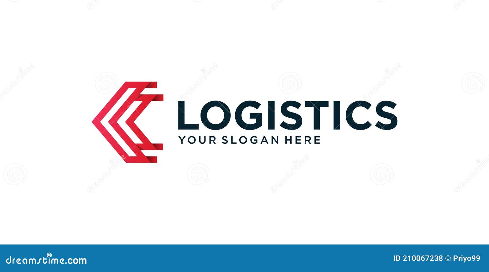 Logistics Logo with Modern Unique Concept, Transport, Send, Delivery ...