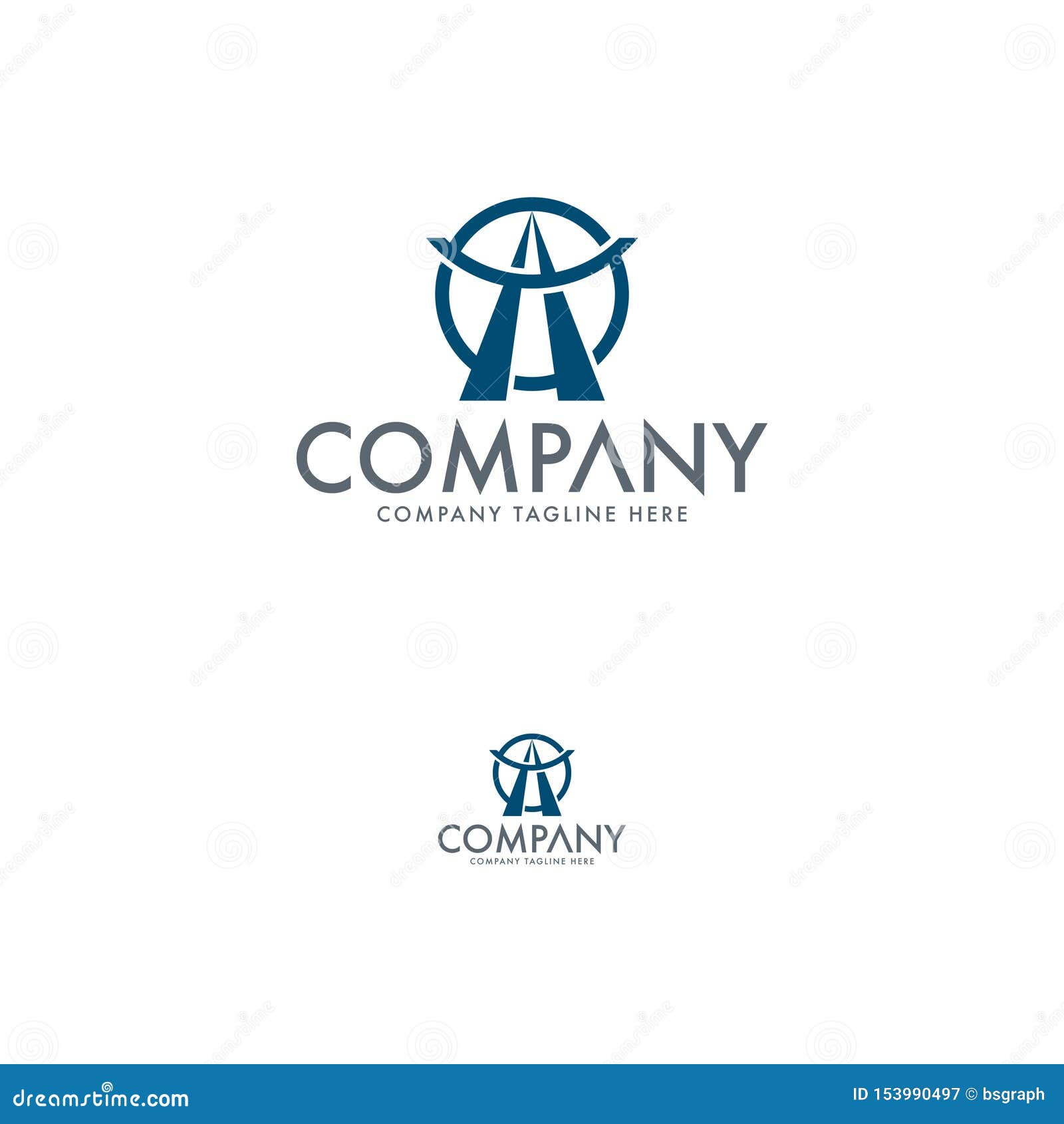 Logistics Logo Template. Letter a Logo Template Design. Stock Vector ...