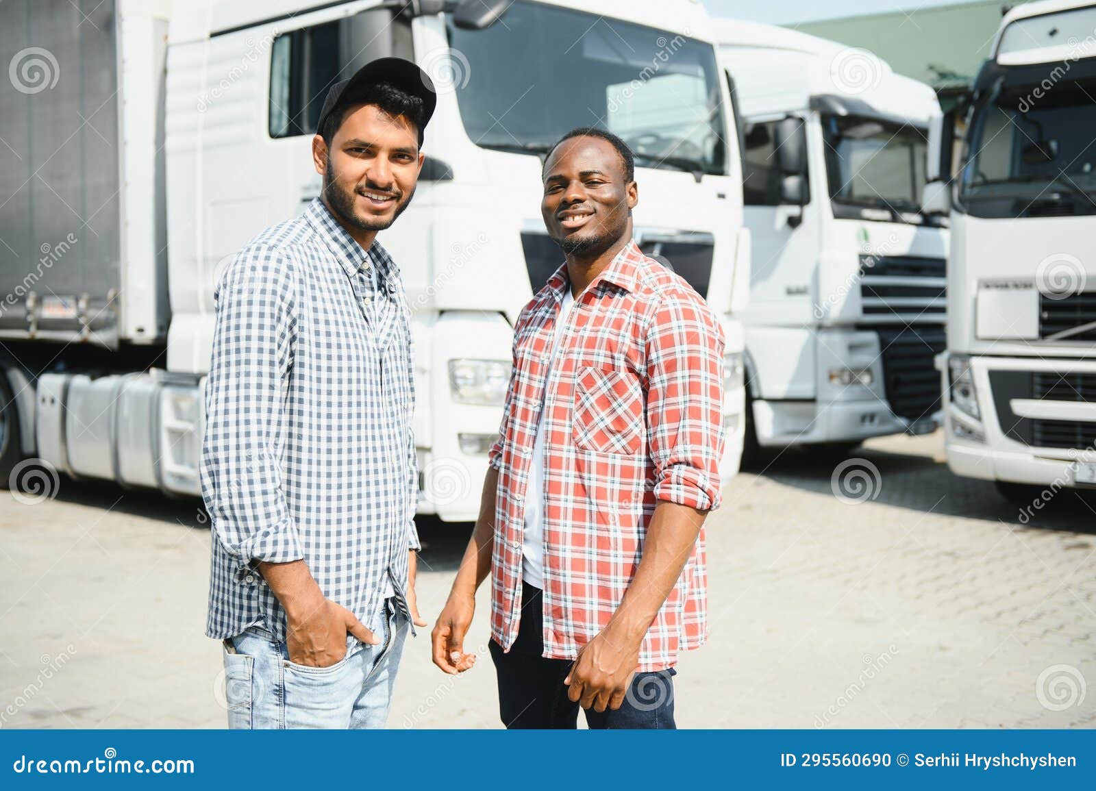 Logistics Manager Controlling Truck Driver Schedule Stock Photo - Image ...