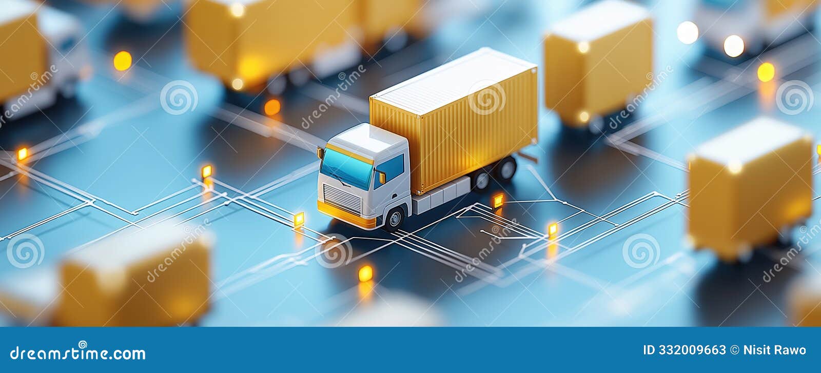 Logistics Network with Interconnected Routes and Delivery Vehicles ...