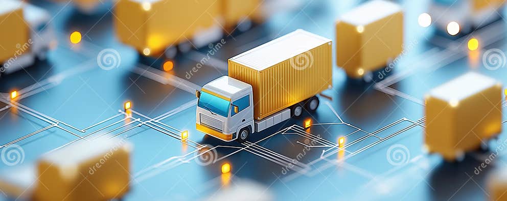 Logistics Network with Interconnected Routes and Delivery Vehicles ...