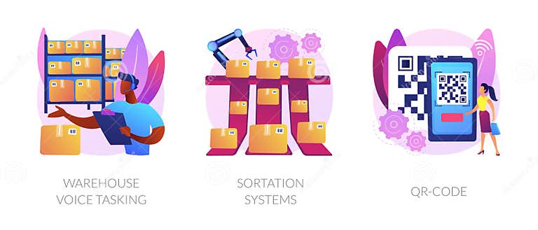 Logistics Order Processing Abstract Concept Vector Illustrations. Stock ...