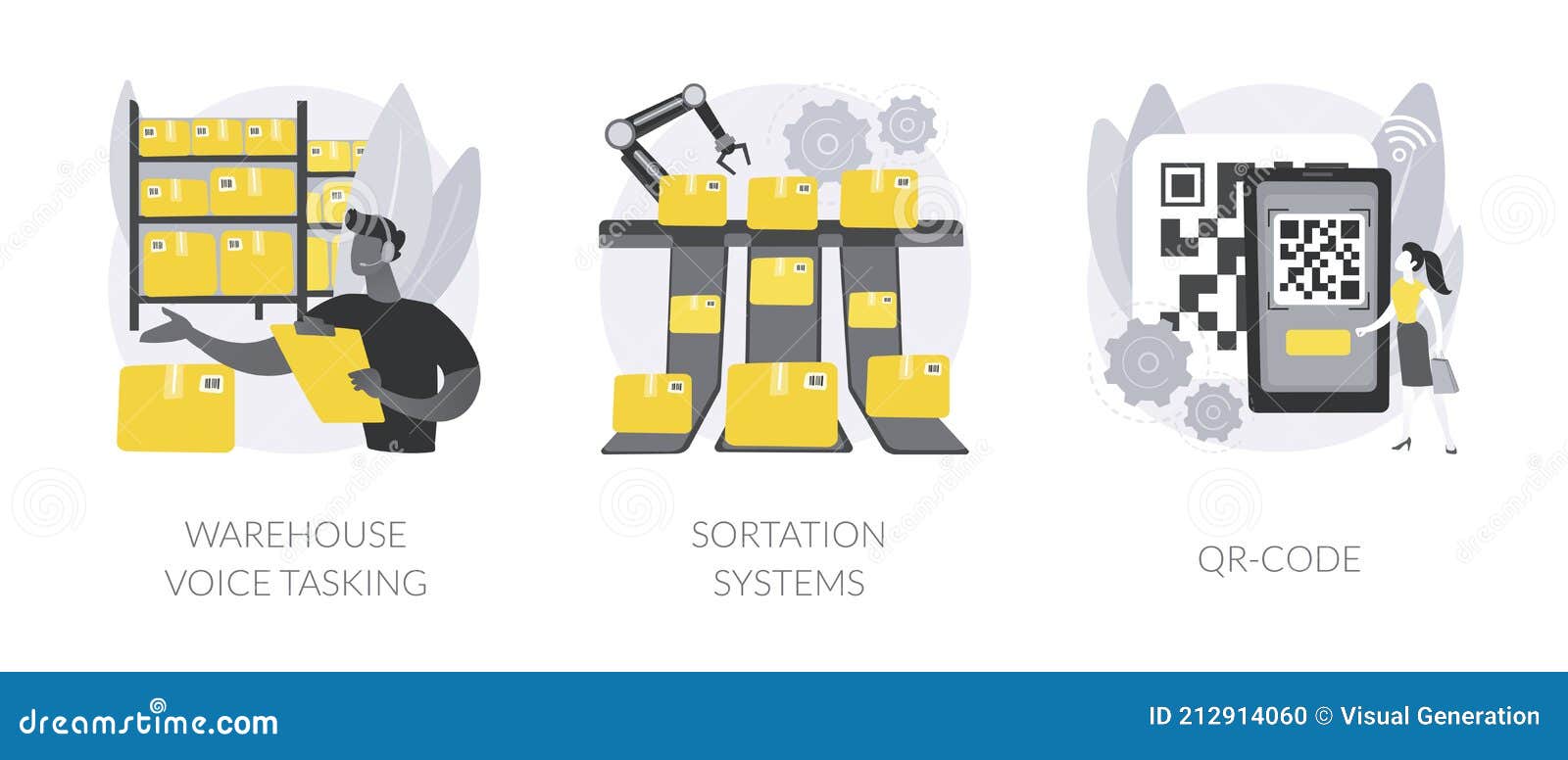 Logistics Order Processing Abstract Concept Vector Illustrations. Stock ...