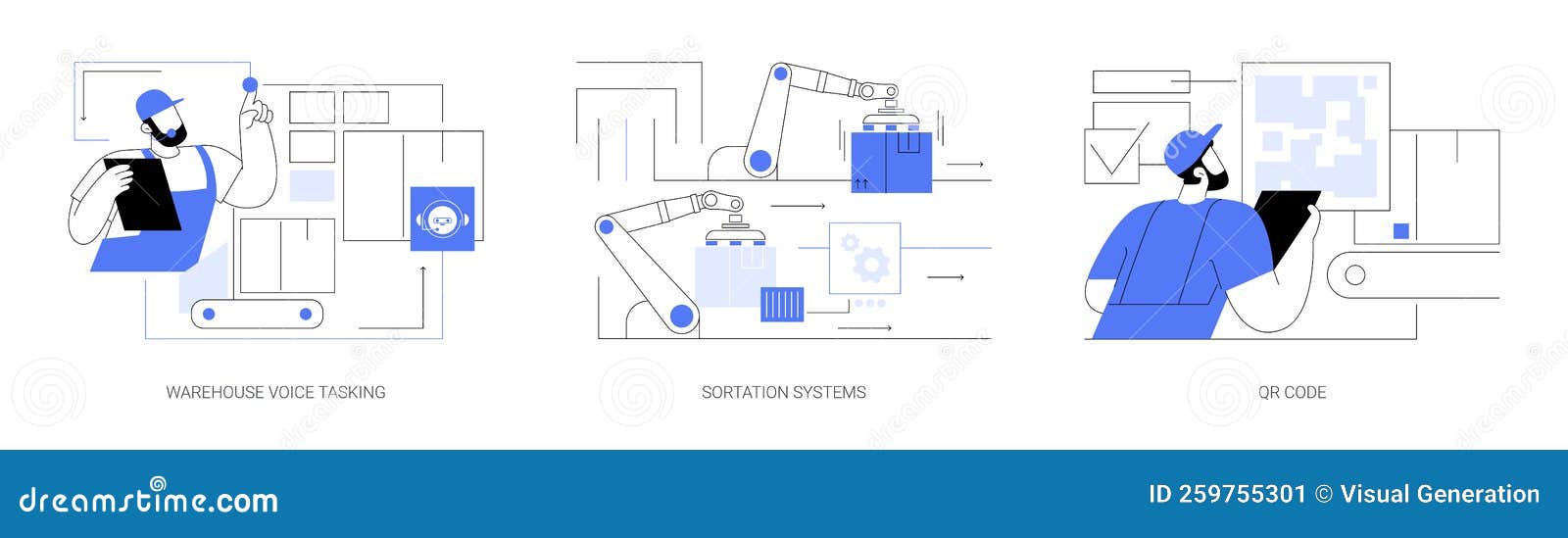 Logistics Order Processing Abstract Concept Vector Illustrations. Stock ...