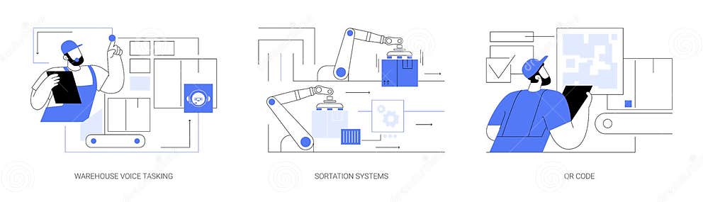 Logistics Order Processing Abstract Concept Vector Illustrations. Stock ...