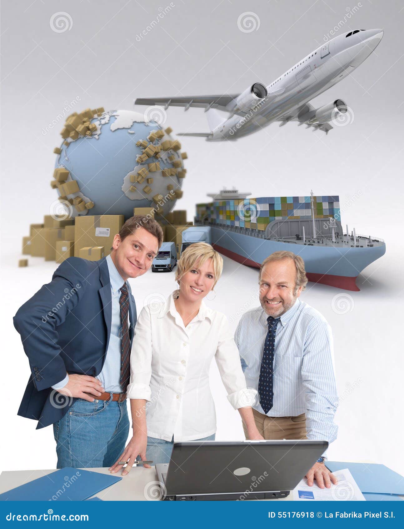 Logistics professionals stock photo. Image of control - 55176918