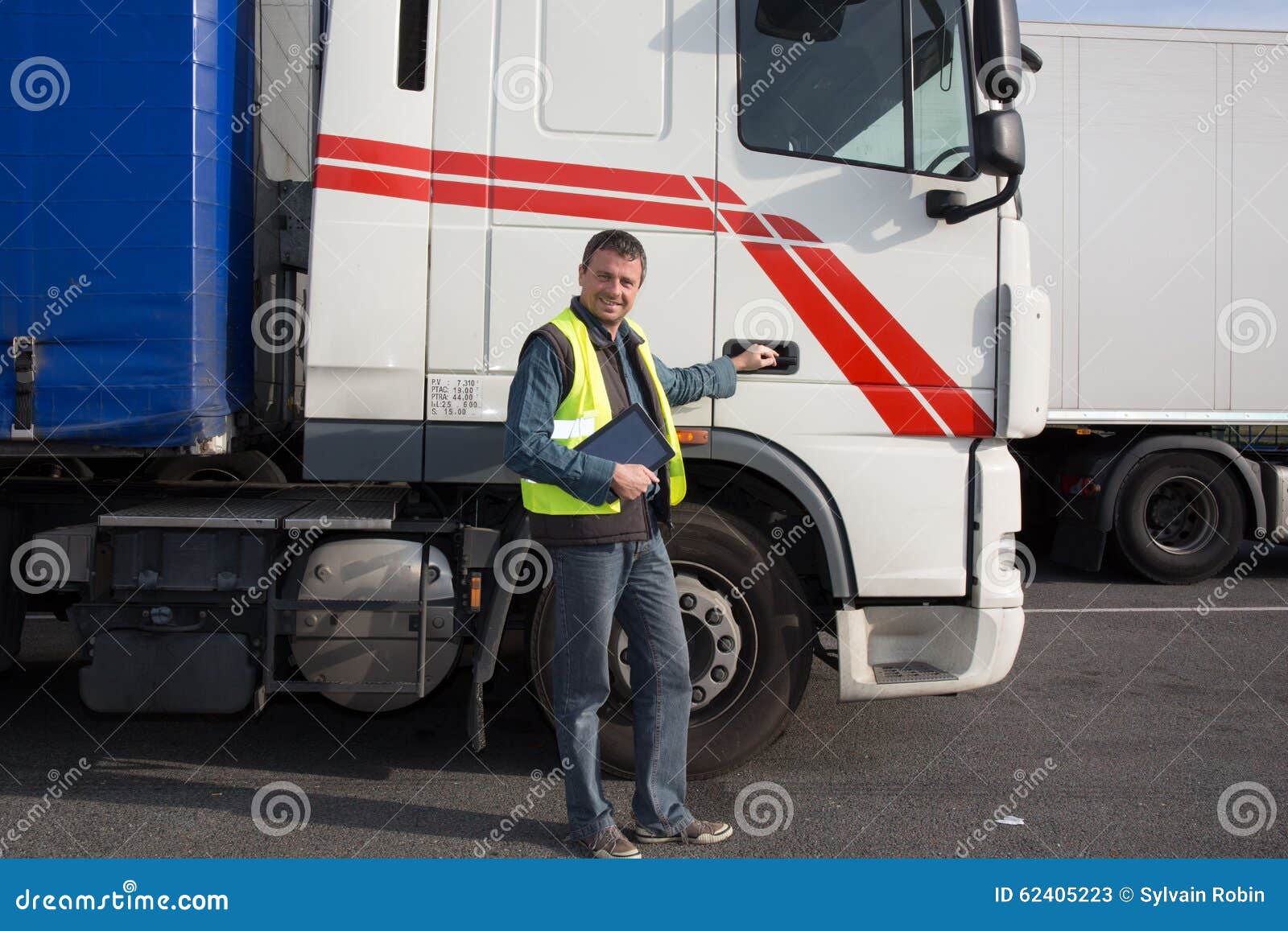 Logistics - proud driver stock image. Image of driver - 62405223