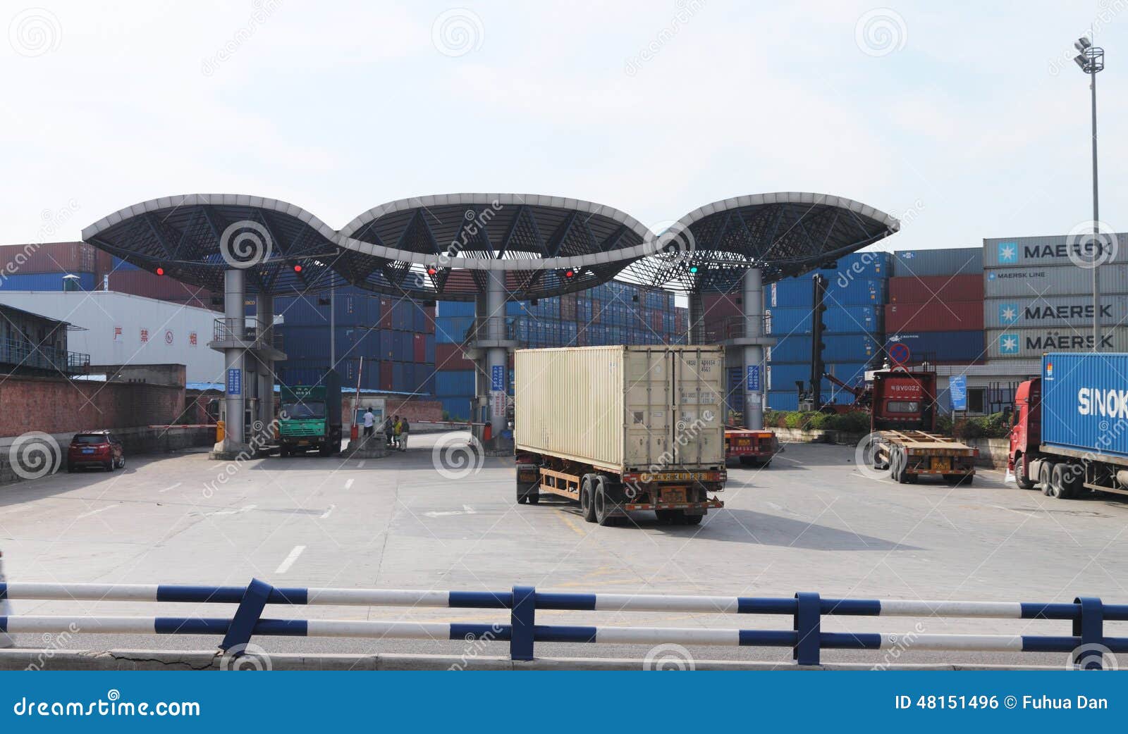 Logistics station editorial photo. Image of truck, china - 48151496