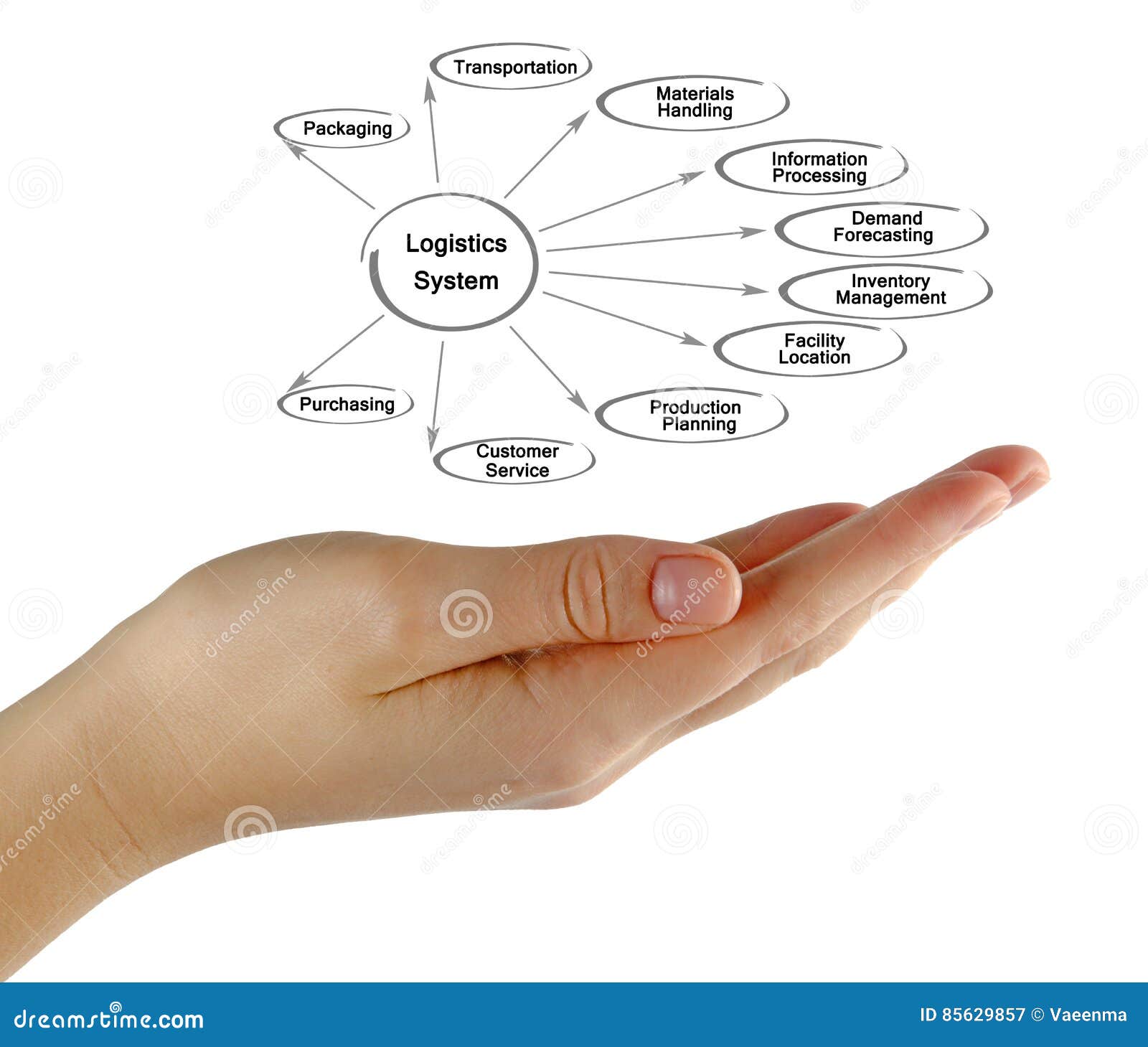 Logistics System stock image. Image of presenting, executive - 85629857