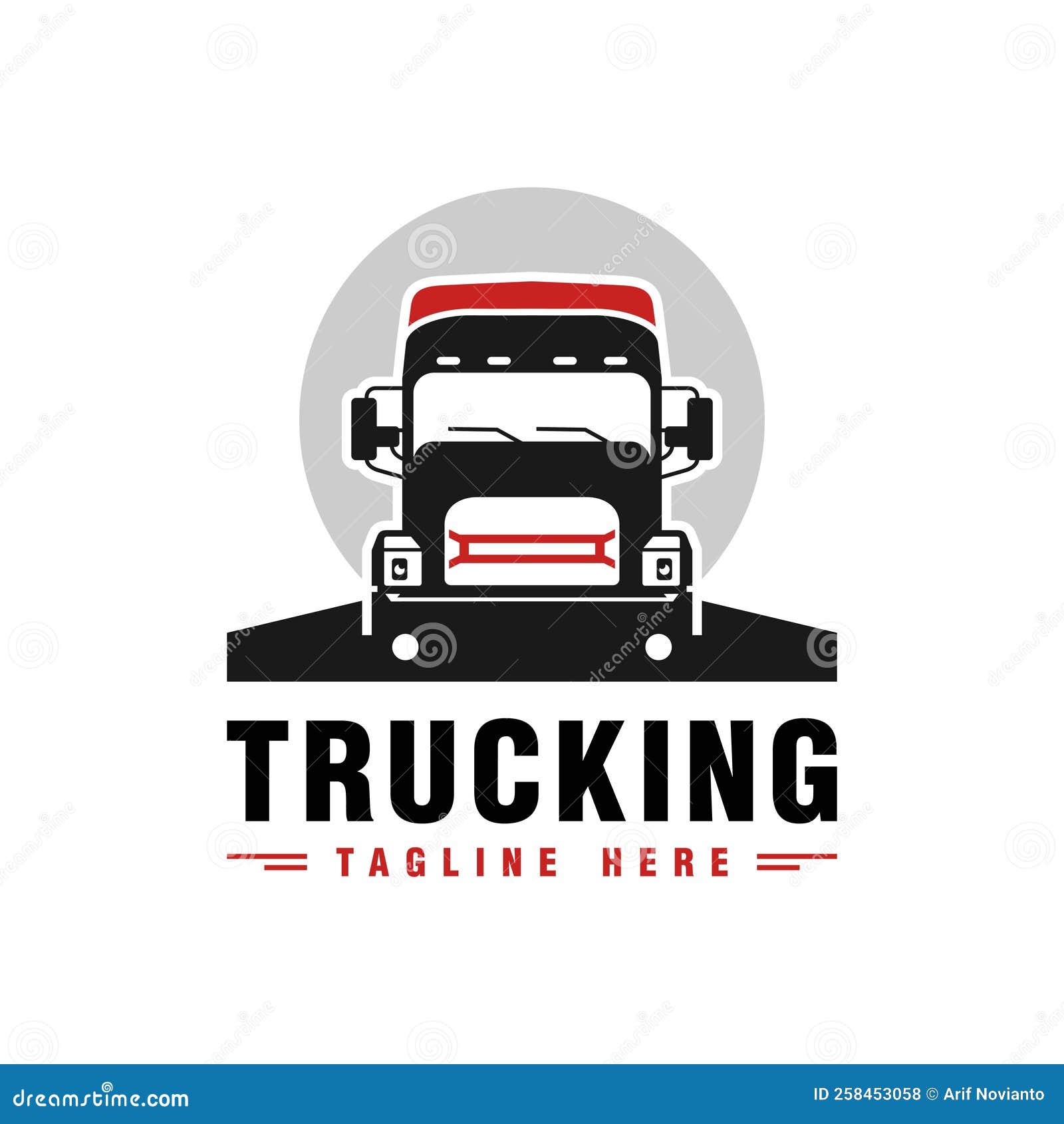 Logistics Transport Truck Vector Logo Stock Vector - Illustration of ...
