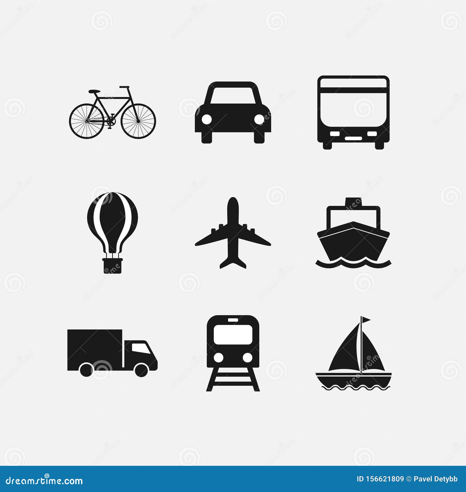 Logistics, Transport, Vehicle Icon. Vector Illustration, Flat Design ...