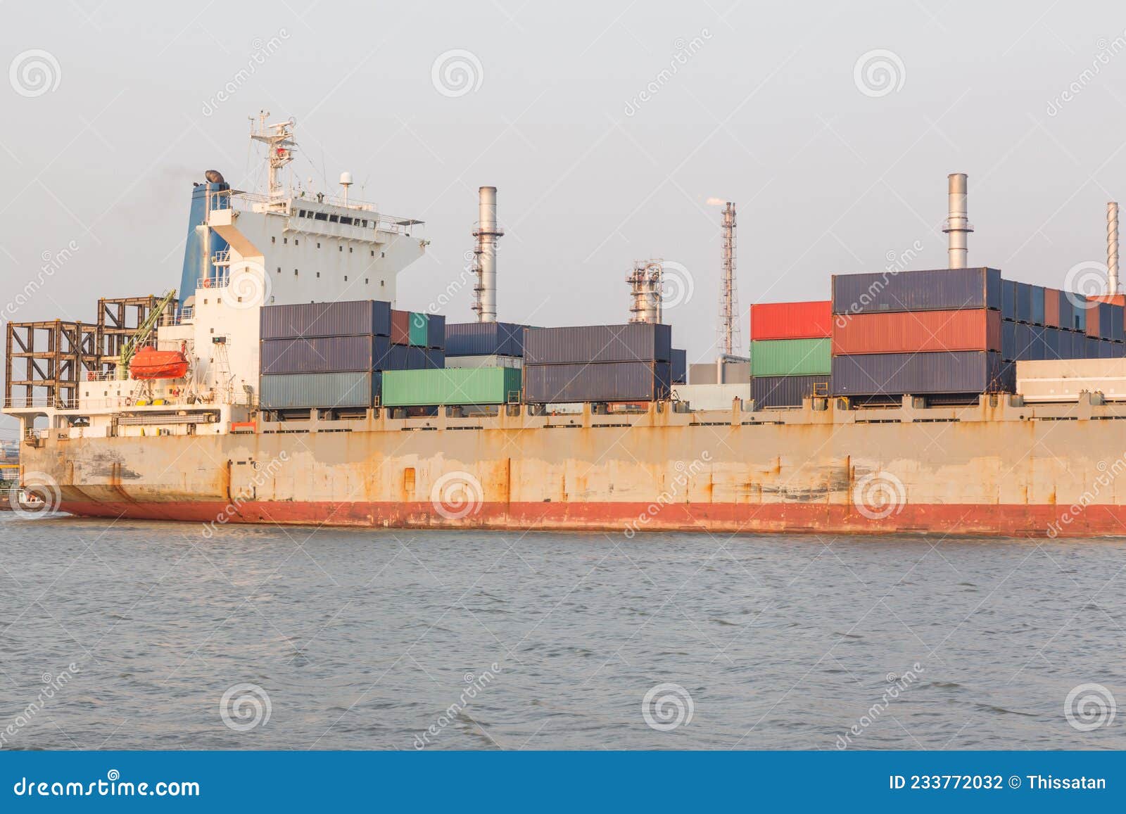 Logistics and Transportation of Container Cargo Ship, Cargo Plane As ...