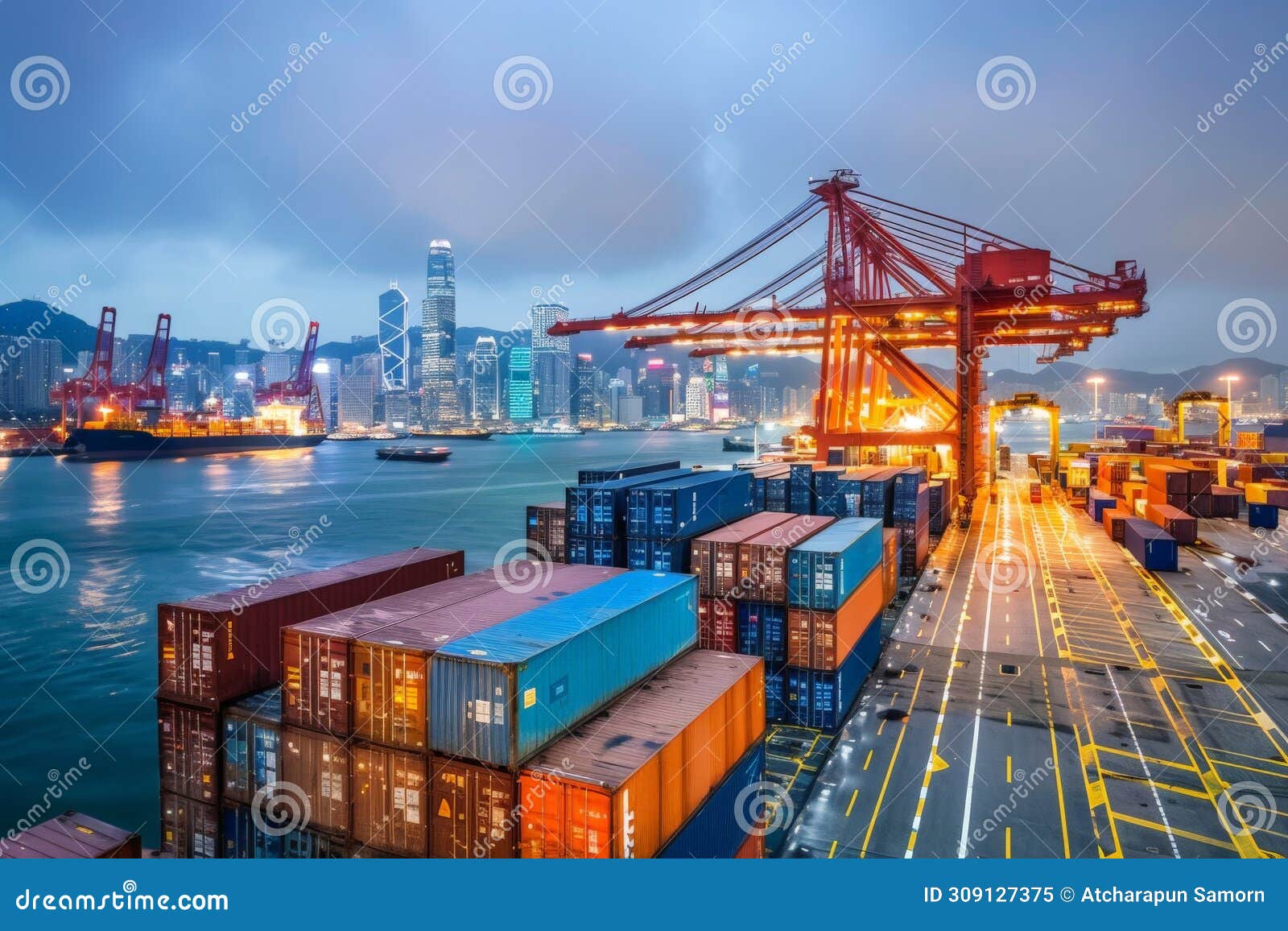 Logistics and Transportation of Container Cargo Ship, Global ... Logistics and Transportation of Container Cargo Ship, Global ...