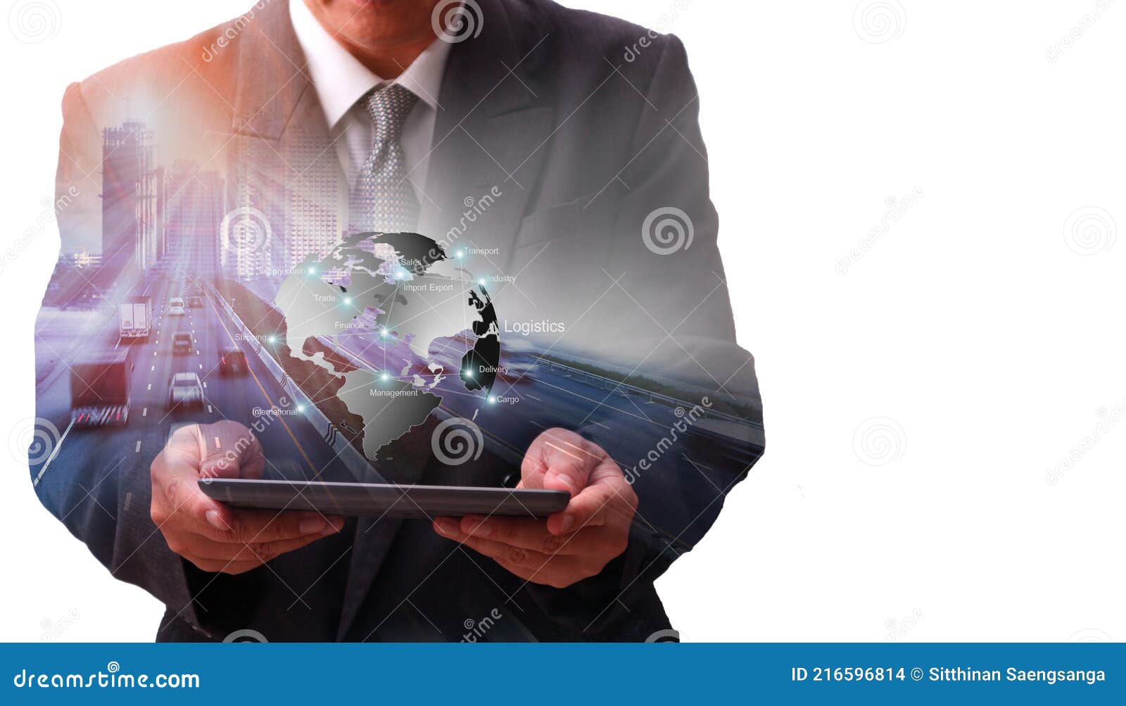 Transportation, Import-export and Technology for Work Stock Photo ...