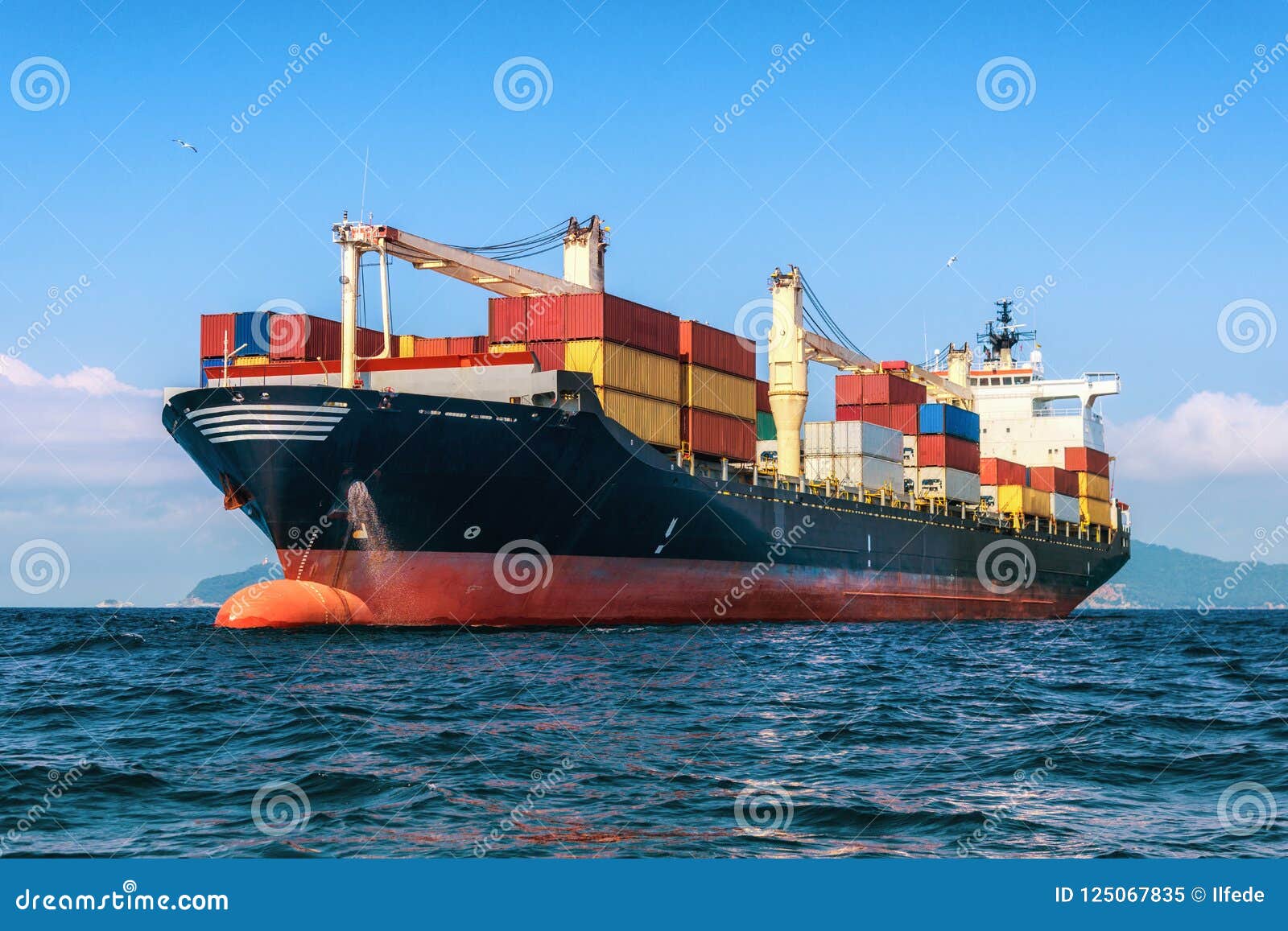 Logistics and Transportation of International Container Cargo Sh Stock ...