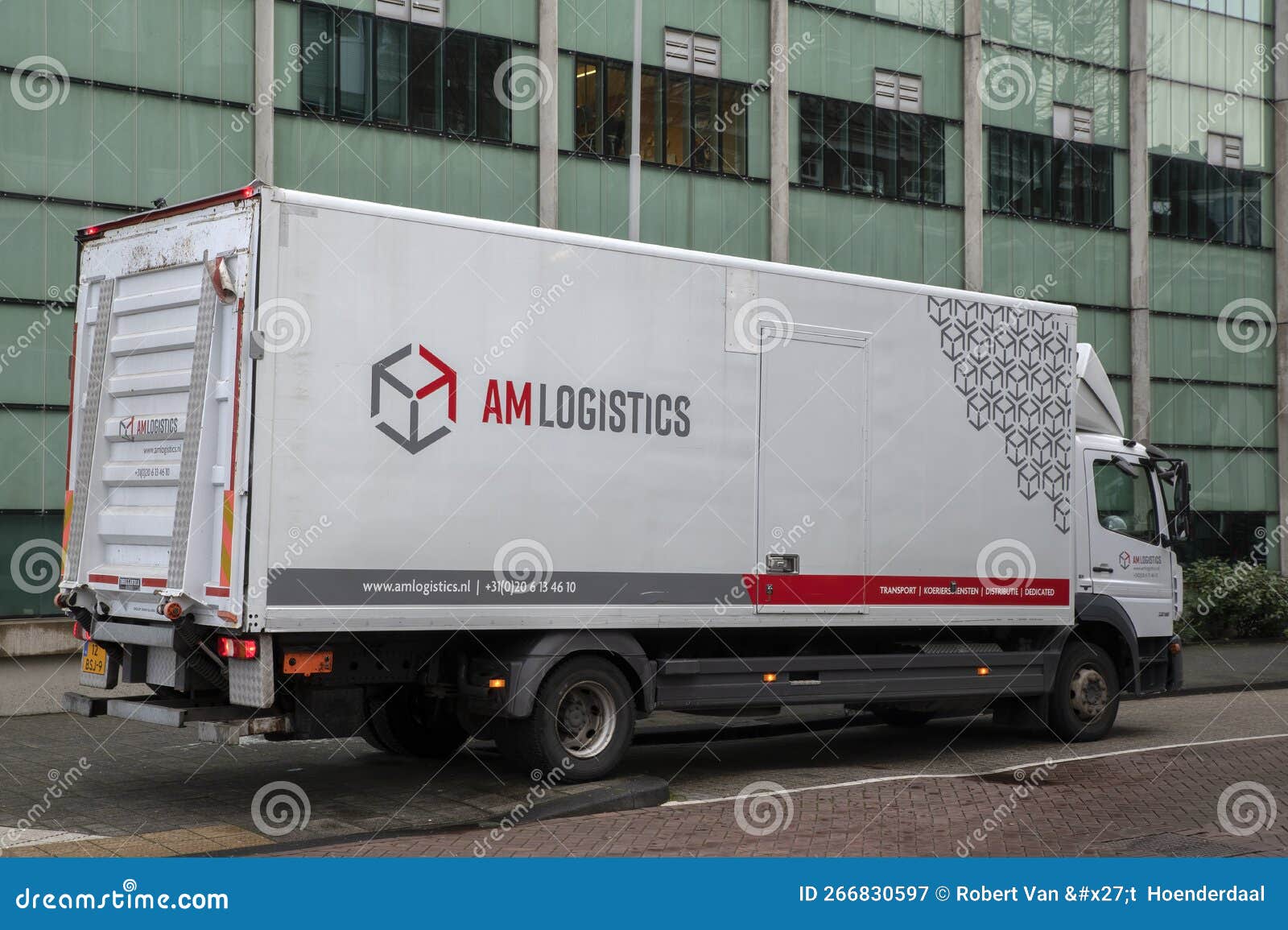 Am Logistics Truck at Amsterdam the Netherlands 2-1-2023 Editorial ...