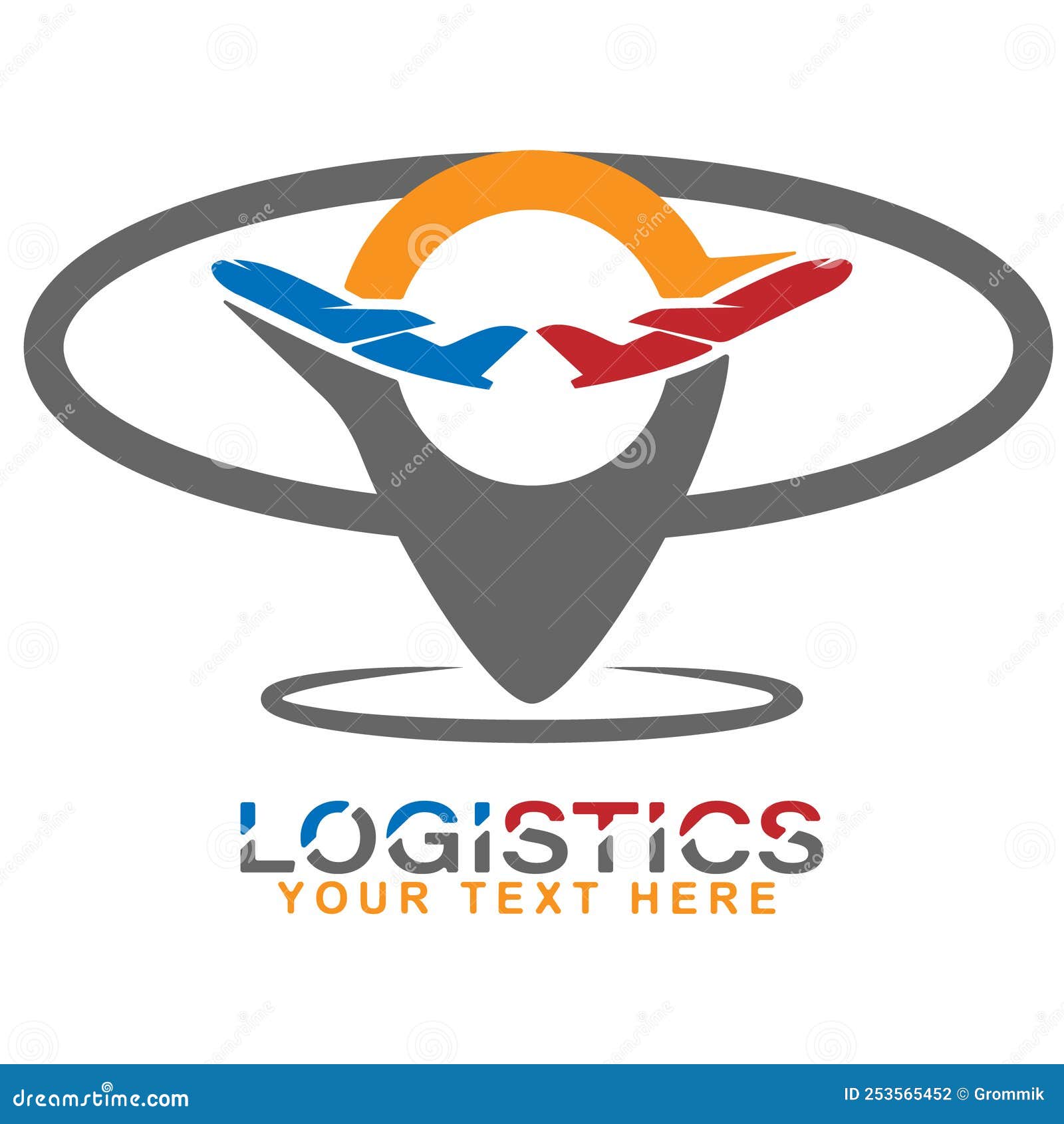 Logistics. Vector Logo, Logo or Sticker of a Transport Company, for ...