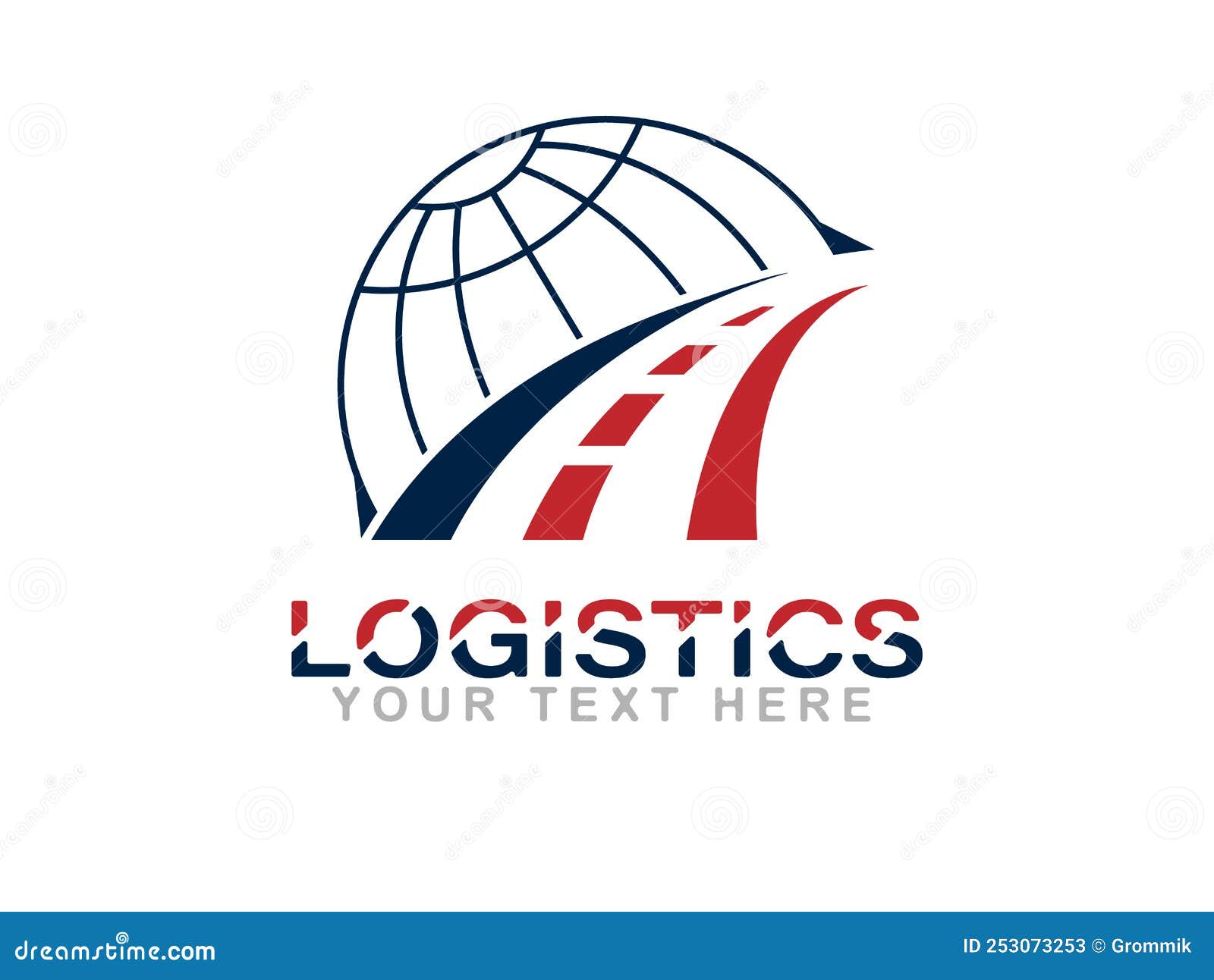 Logistics. Vector Template for Company Logo, Business and Thematic ...