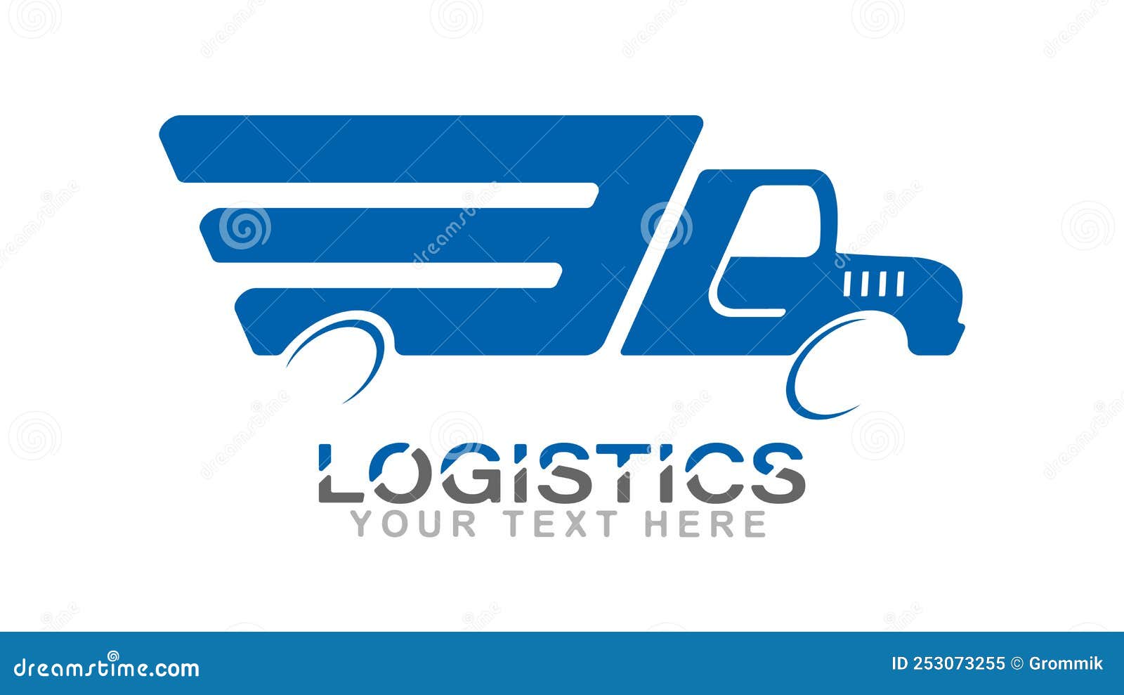 Logistics. Vector Template for Company Logo, Business and Thematic ...
