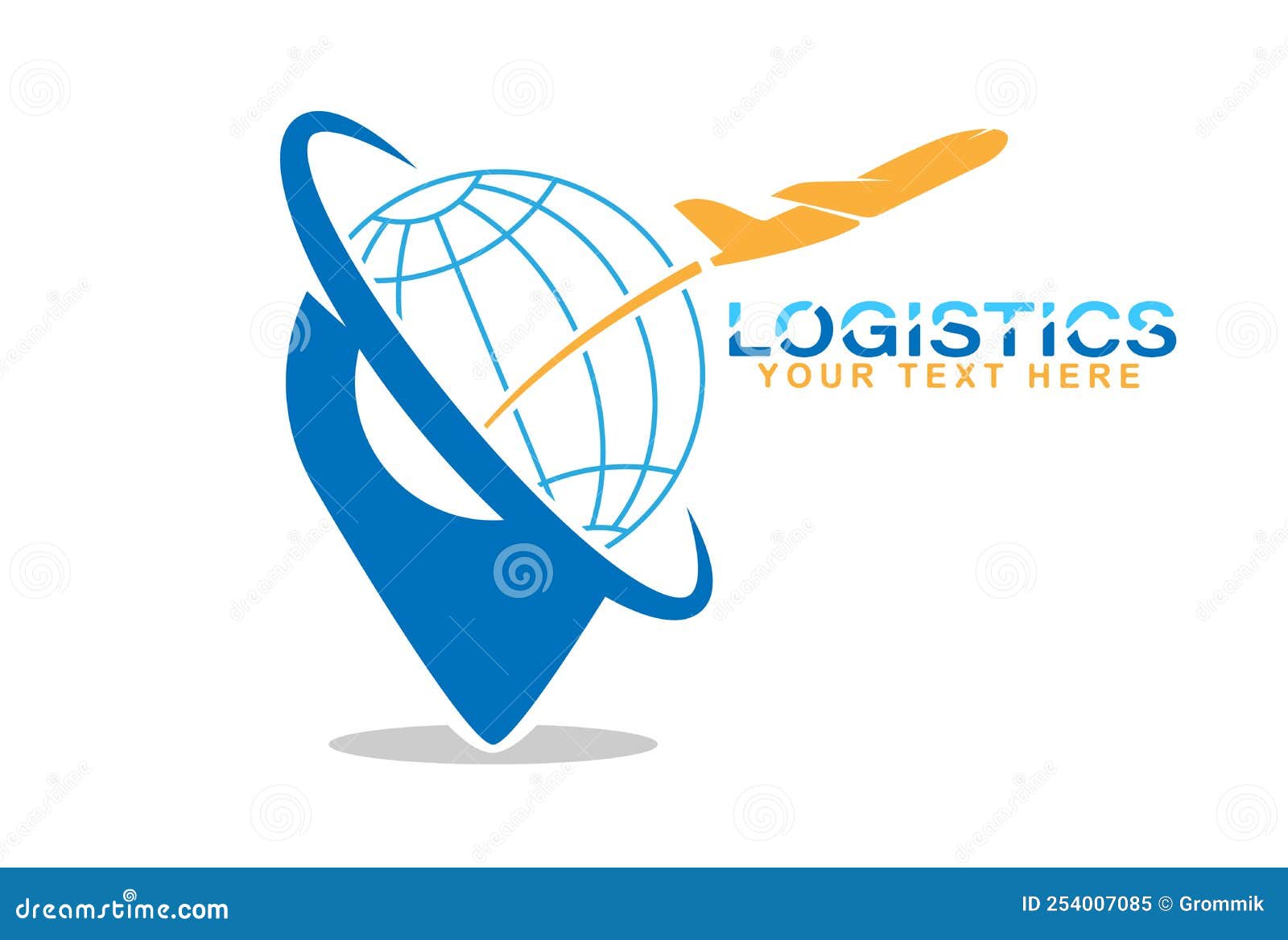 Logistics. Vector Template for Company Logo, Business and Thematic ...