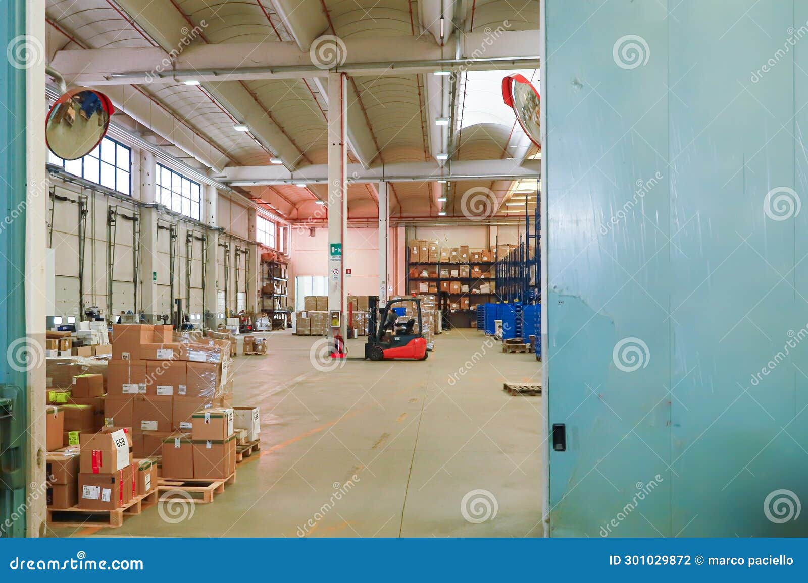 Logistics Warehouse for the Storage and Distribution of Goods Stock ...