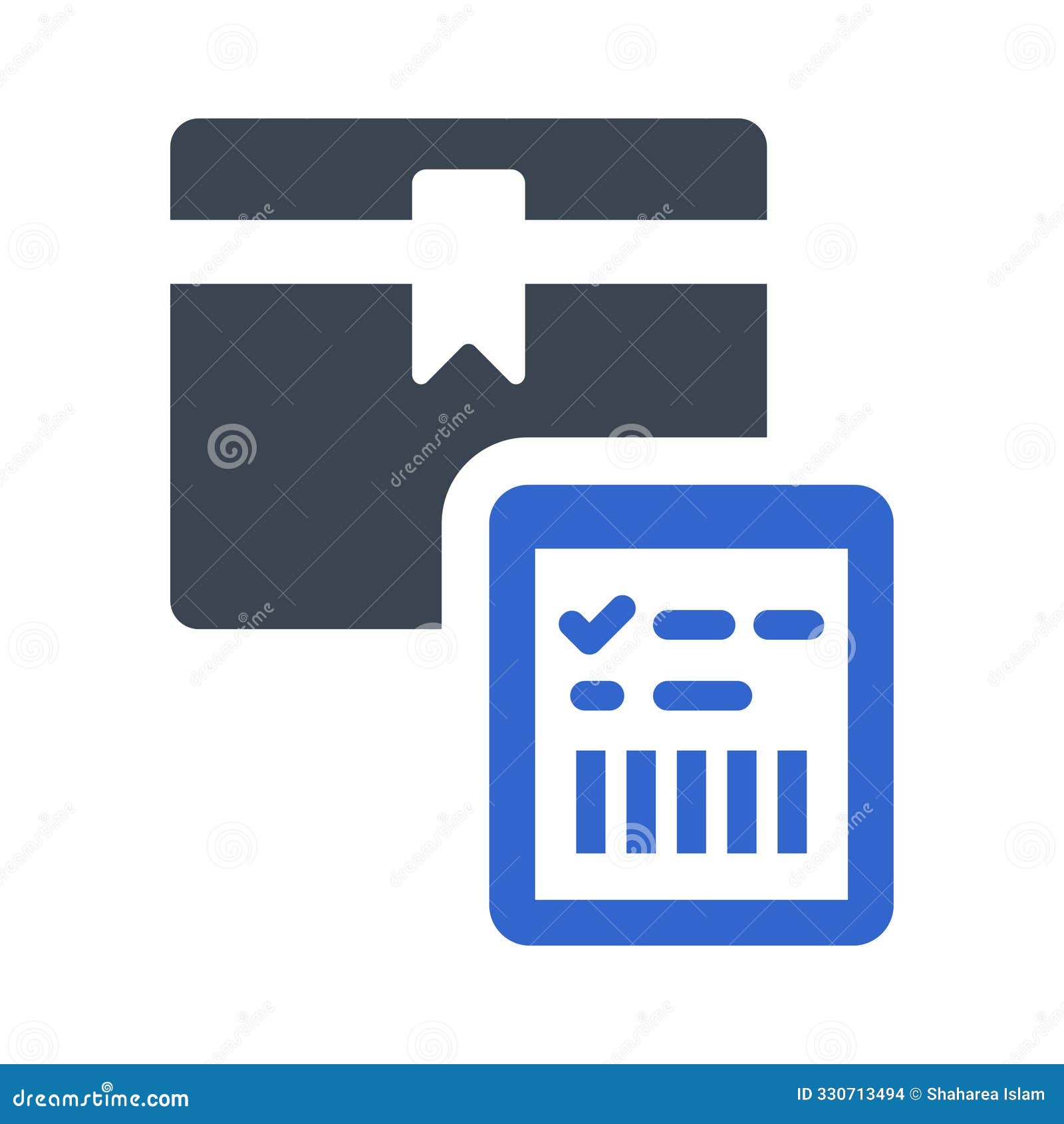 Logistics waybill icon stock vector. Illustration of waybill - 330713494