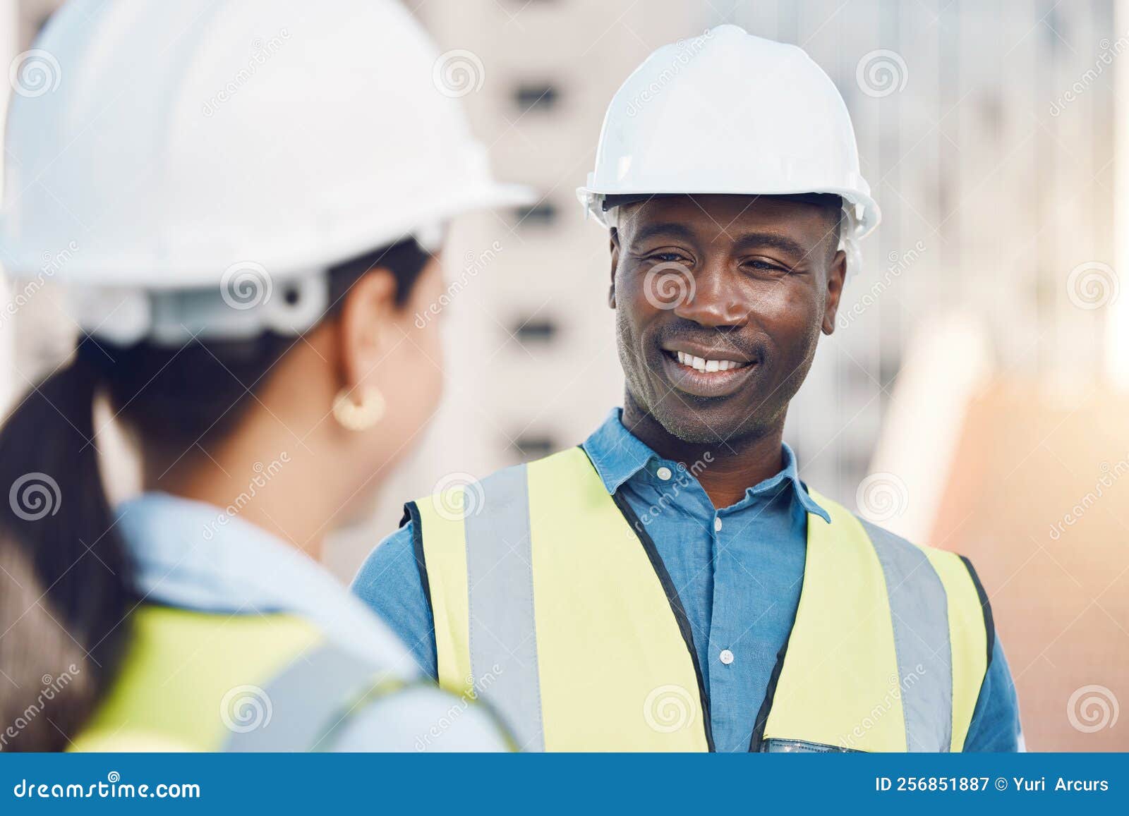 Logistics Worker Engineer Or Construction Builder Working On