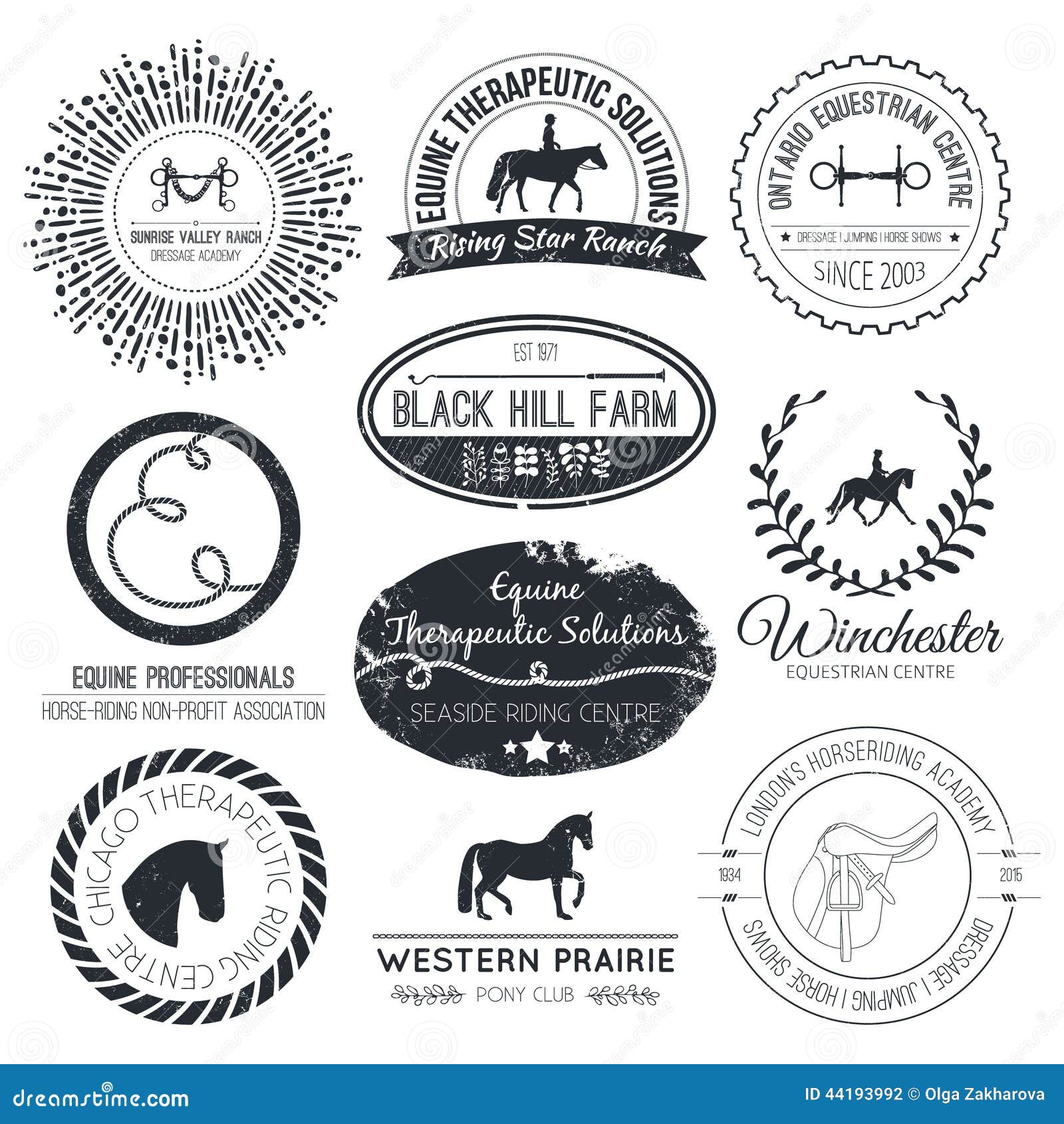 Logo équin illustration stock. Illustration du illustration - 44193992