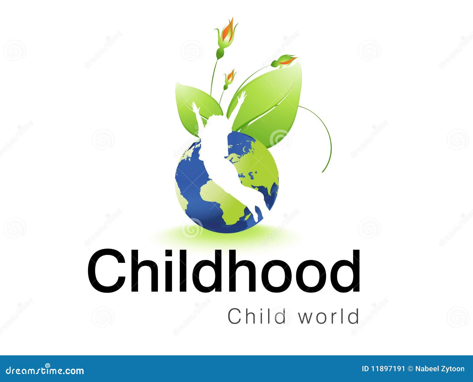 Logo stock vector. Illustration of children, childhood - 11897191