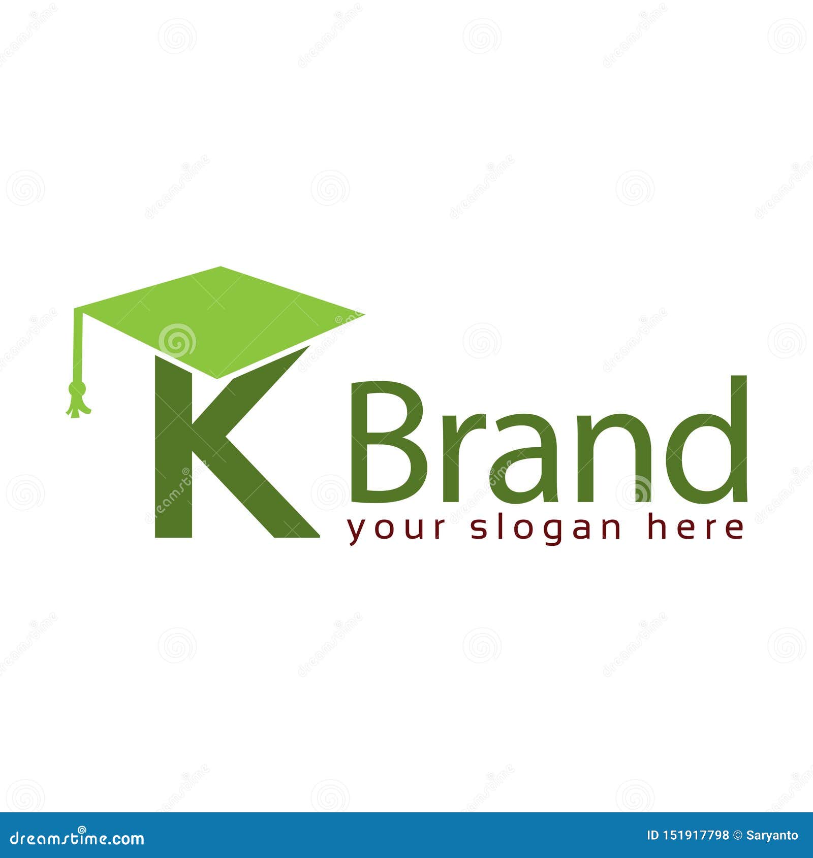 Graduation Logo Stock, Letter K, Education Logo Stock Vector ...