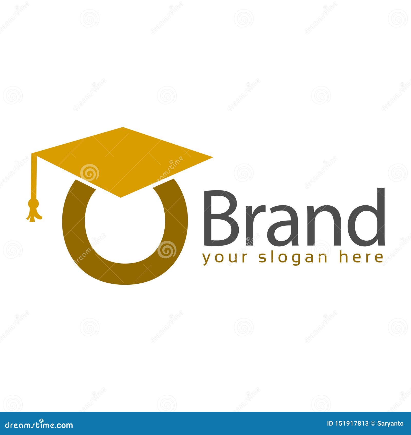 Graduation Logo Stock, Letter O, Education Logo Stock Vector ...