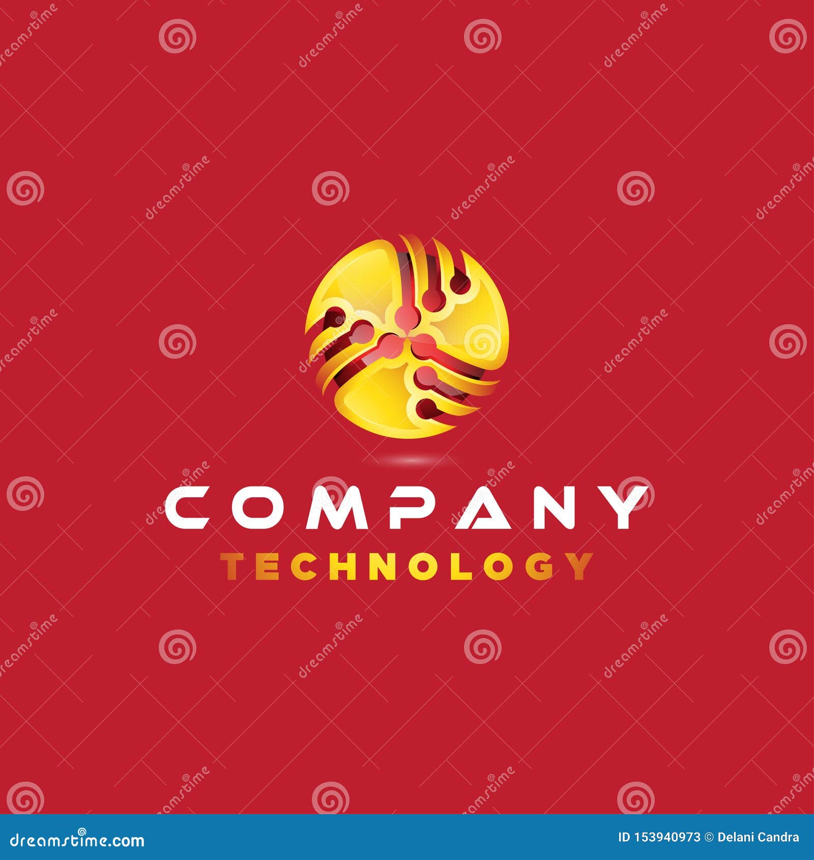 3D Logo Design Vector Icon Illustration Inspiration with Connections ...