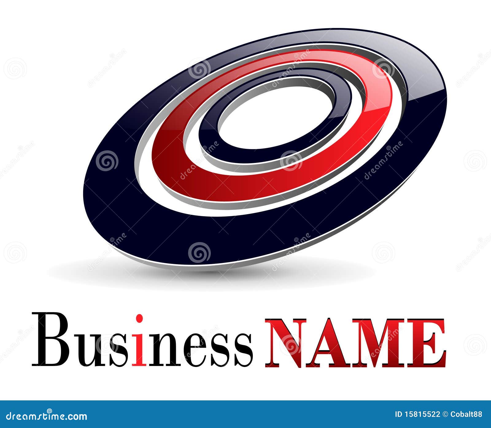 Logos Of Ellipses And Circles Shape Cartoon Vector | CartoonDealer.com ...