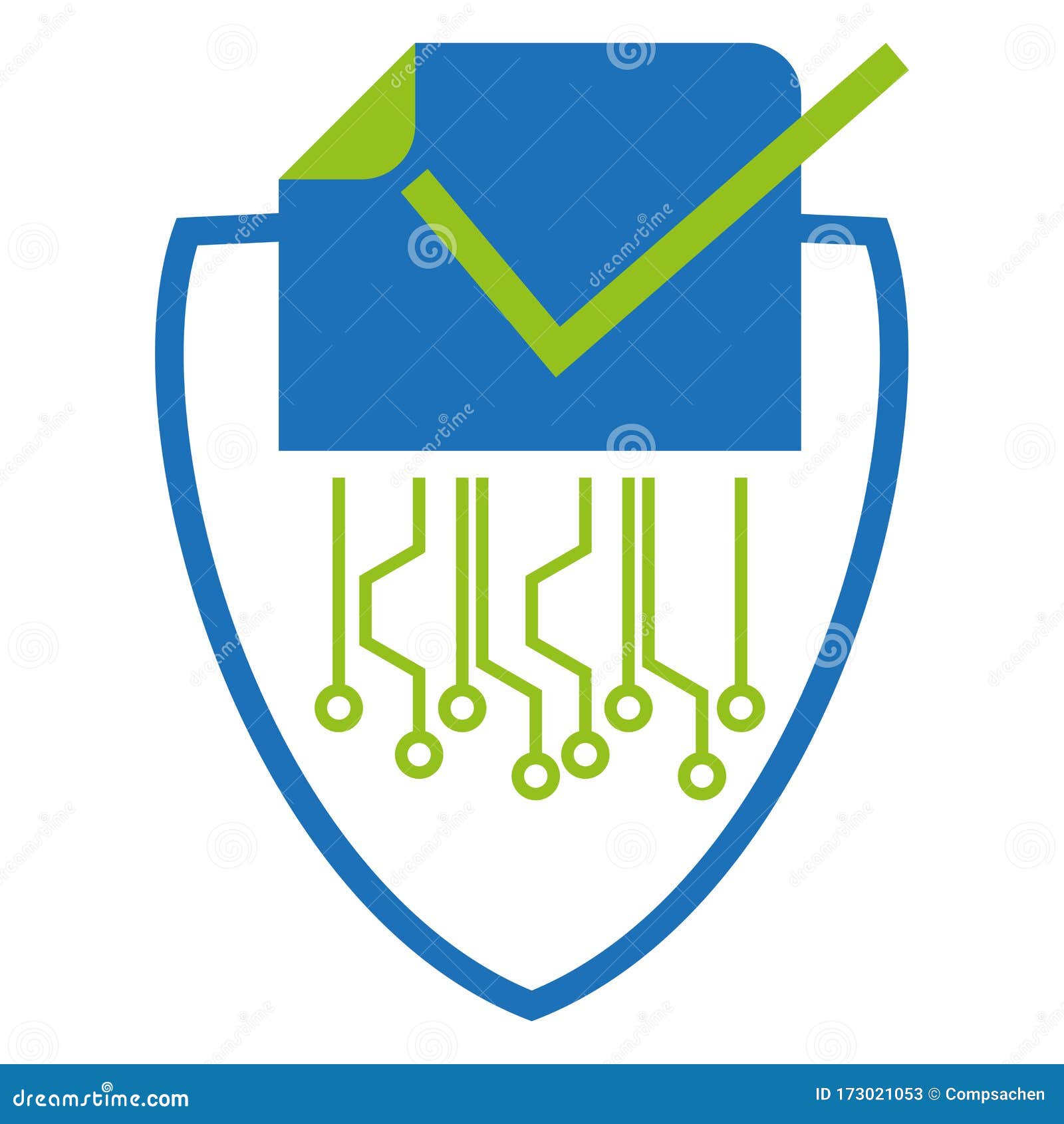 Digitization Logo, Data Protection Logo, Data Logo, Secure And Security ...