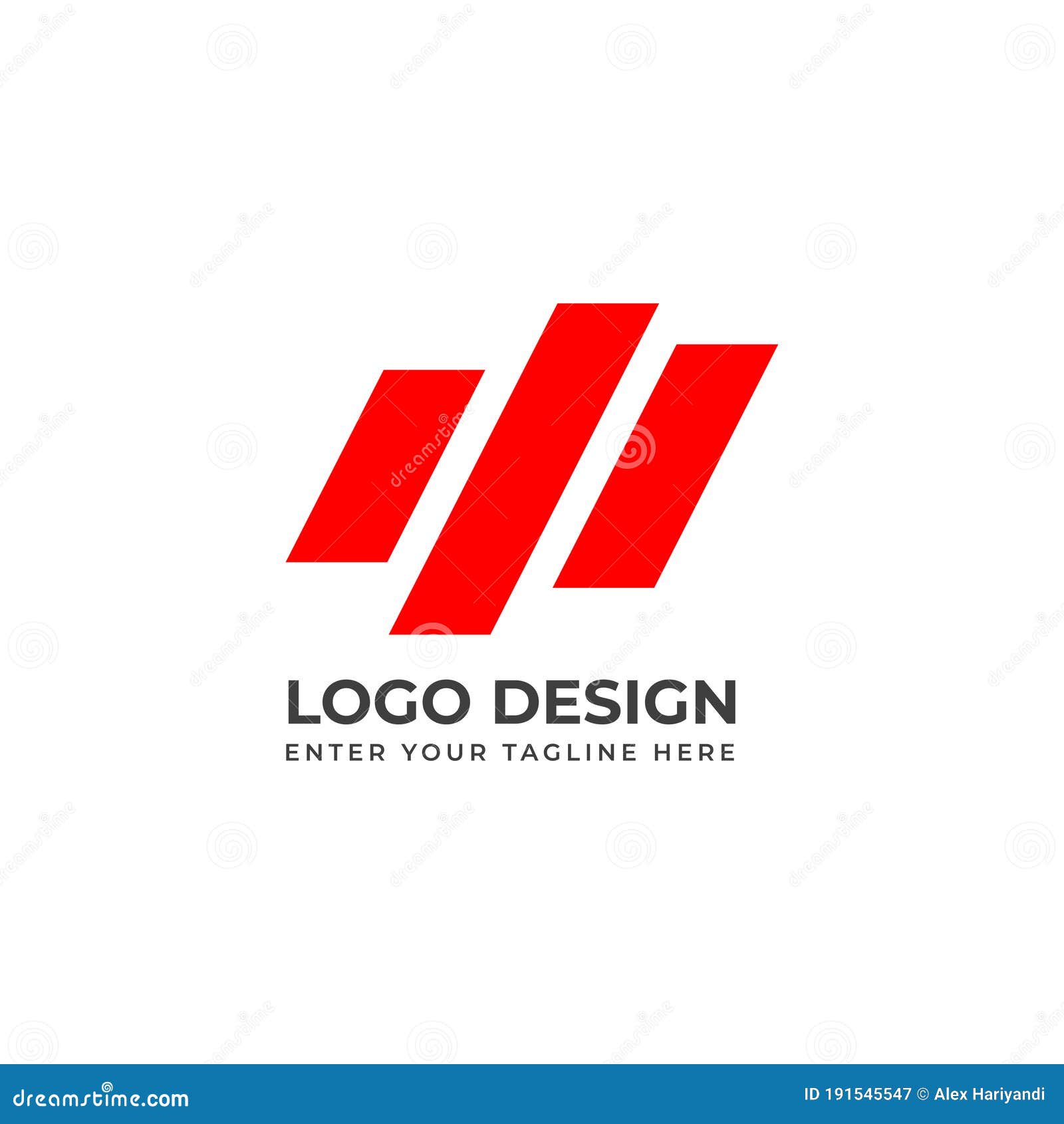 Modern Design Logo Template Single. for Your Business Stock Vector ...