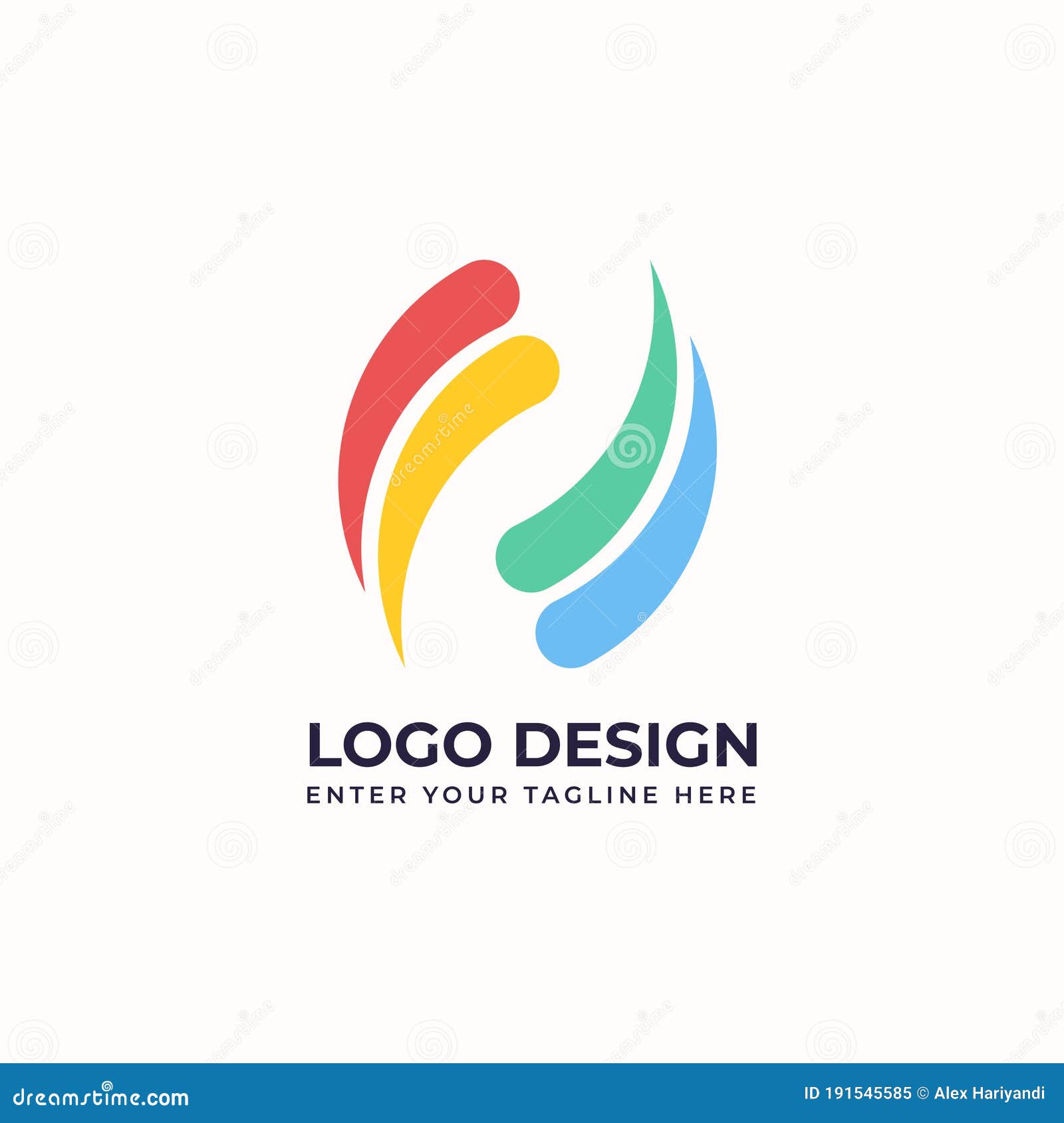 Creative Abstract Logo Vector Image for Business Stock Vector ...