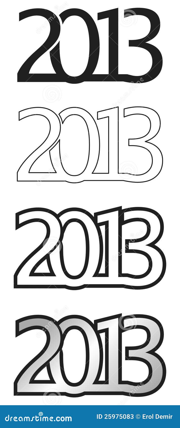 Logo 2013 stock illustration. Illustration of symbolic - 25975083