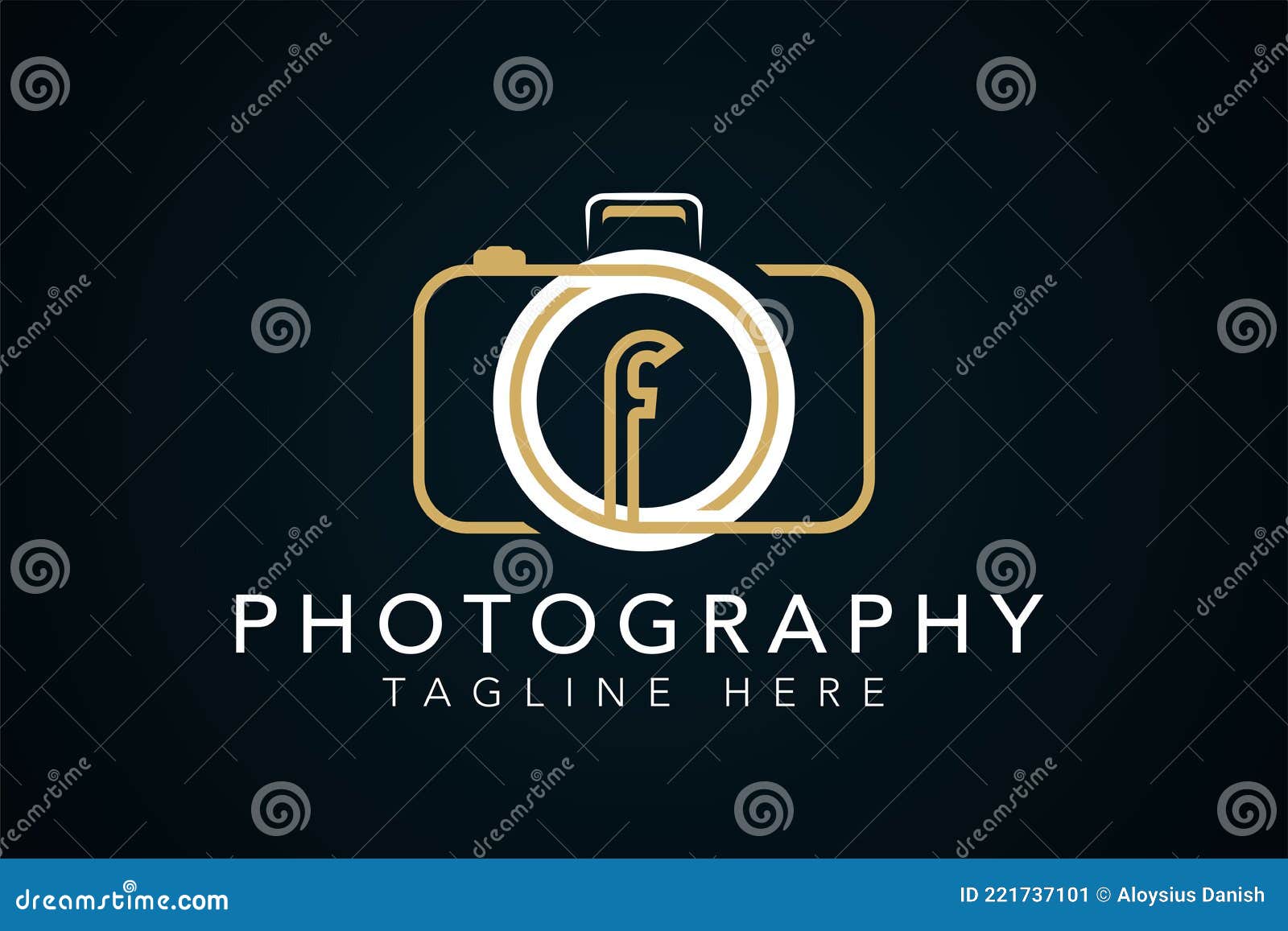 Minimalist Camera Photography Logo Design Stock Vector - Illustration ...