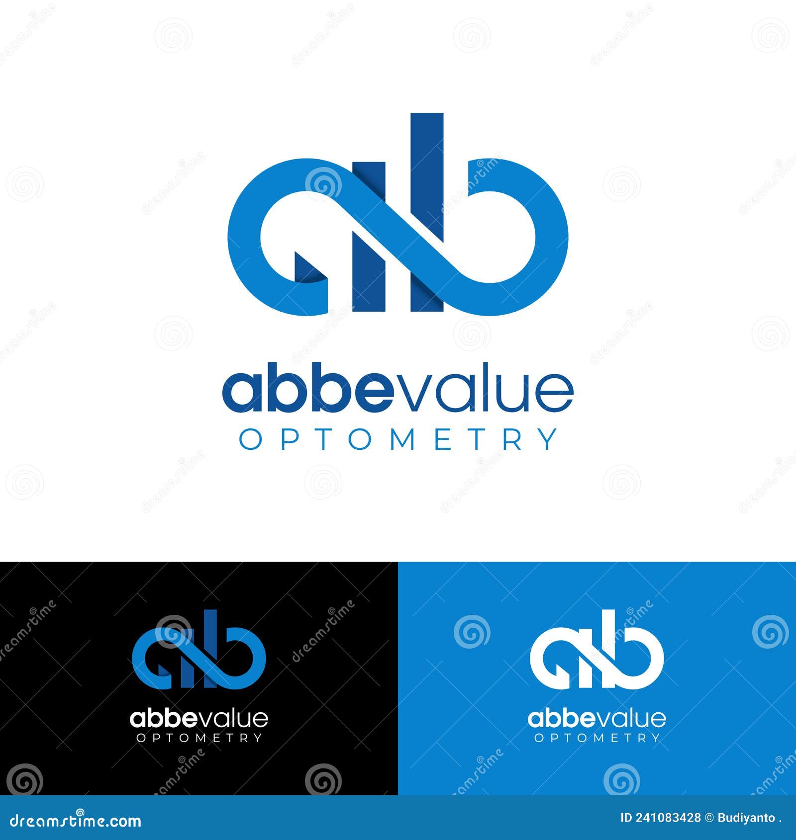 Abbe Value Optometry Logo, Creative Idea Letter a and B with Chart ...