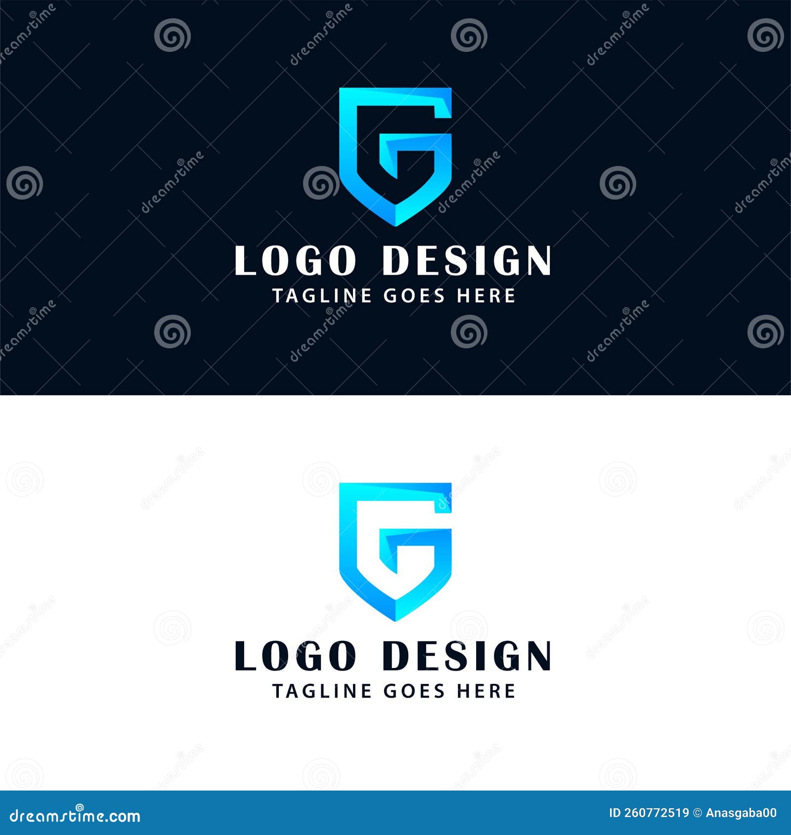 Letter G Shield Logo Design Stock Vector - Illustration of company ...