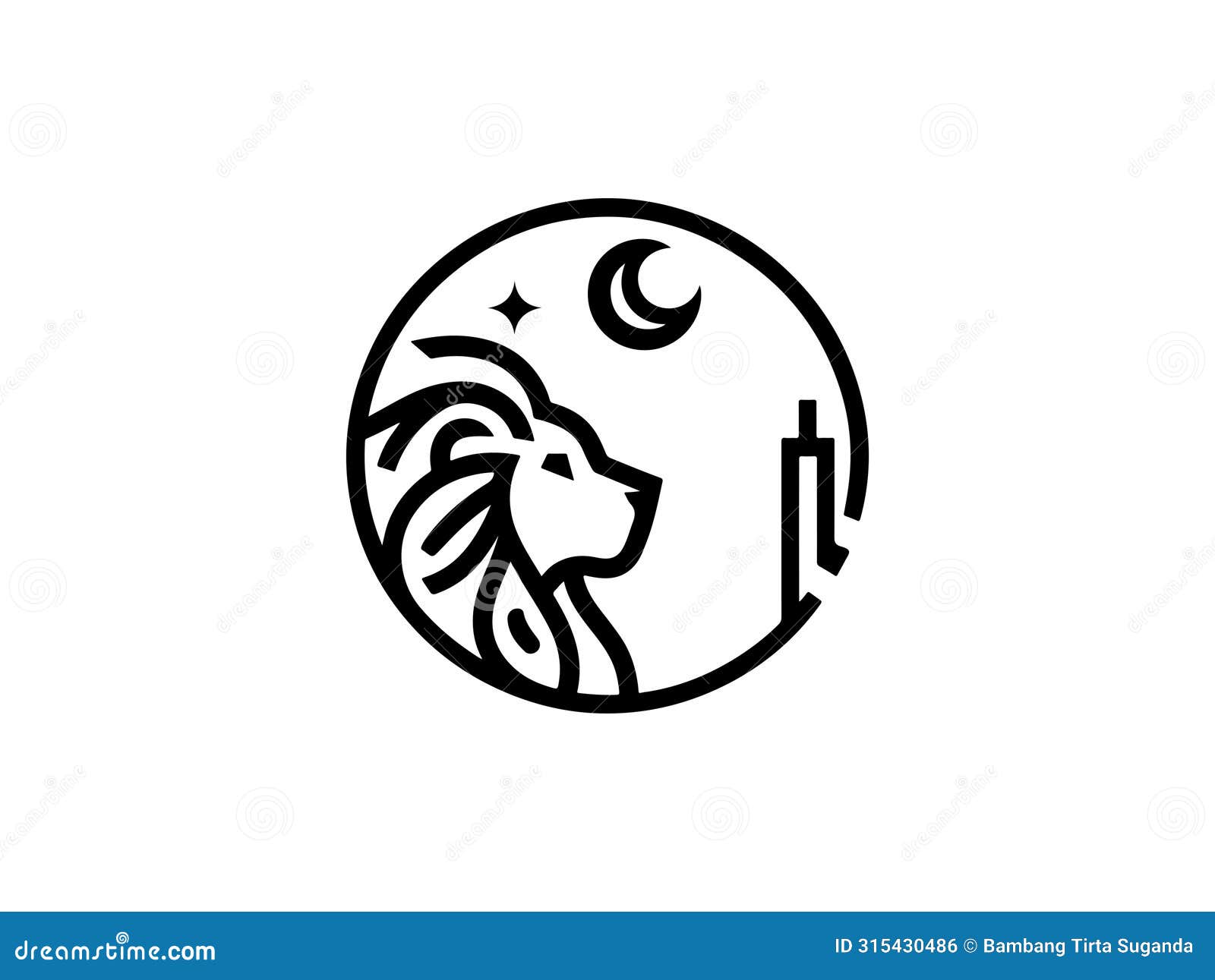 Editable Simple Line Logo, Elegance Head Logo Stock Vector ...