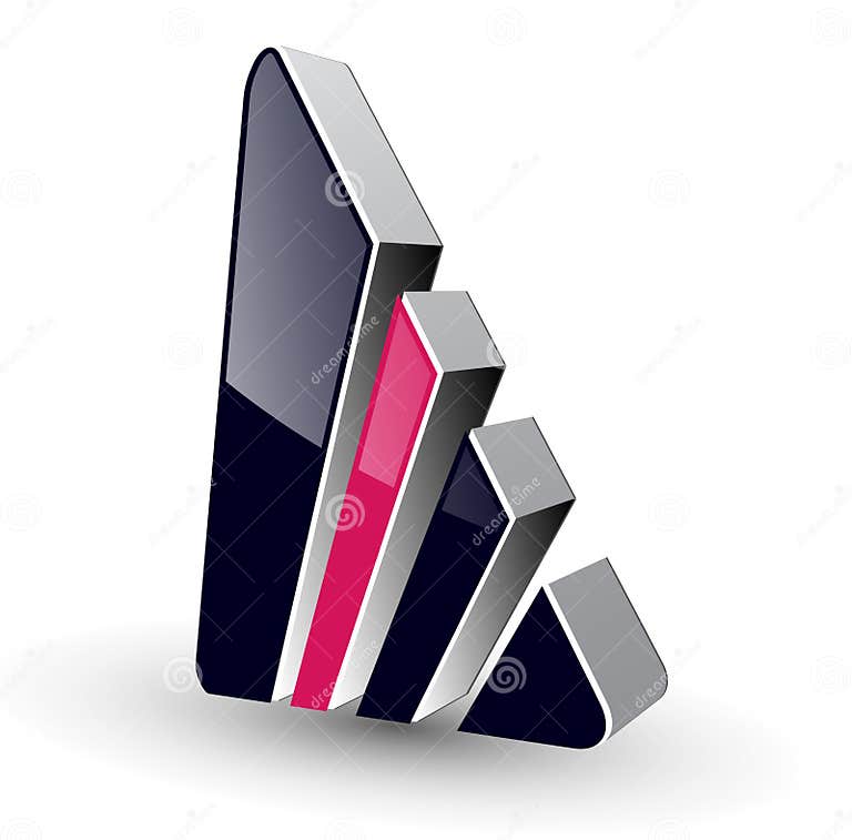 Logo 3d stock vector. Illustration of emblem, pictogram - 15583958