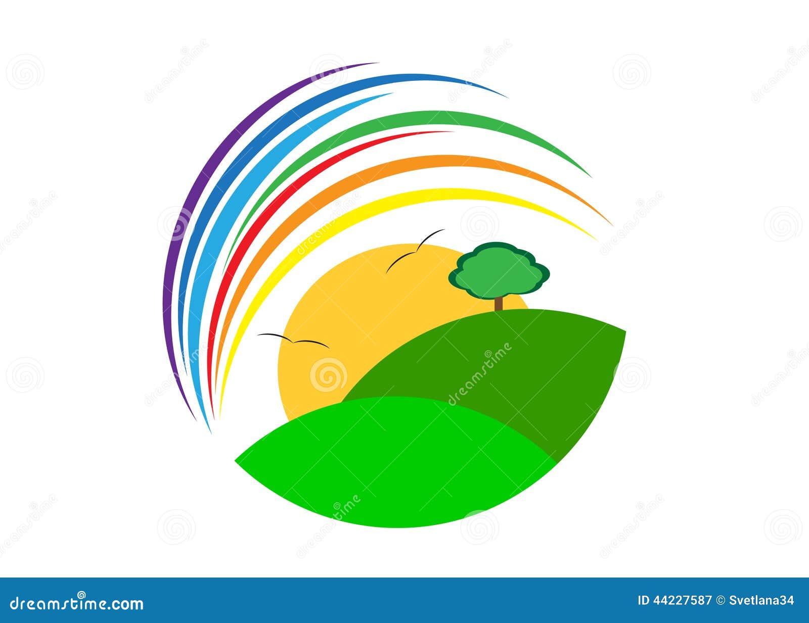 Logo ilustração do vetor. Ilustração de fauna, terra - 44227587