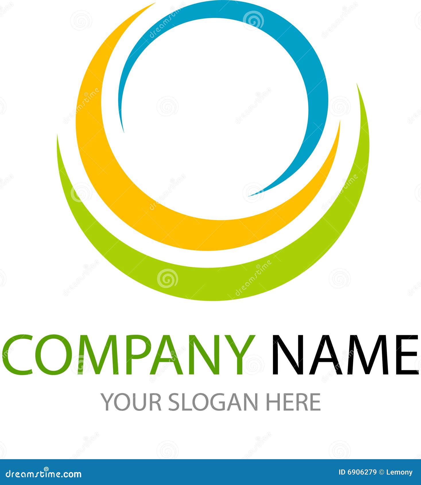 Logo stock vector. Illustration of grey, color, colorful - 6906279