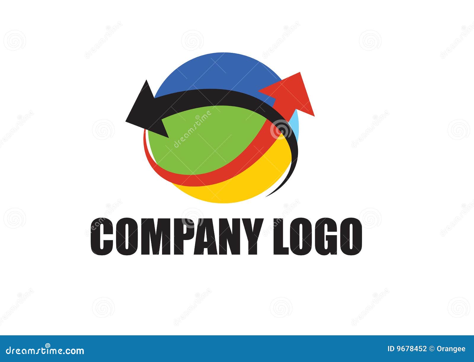 Colorful Sphere and Arrow Logo Stock Vector - Illustration of arrow ...