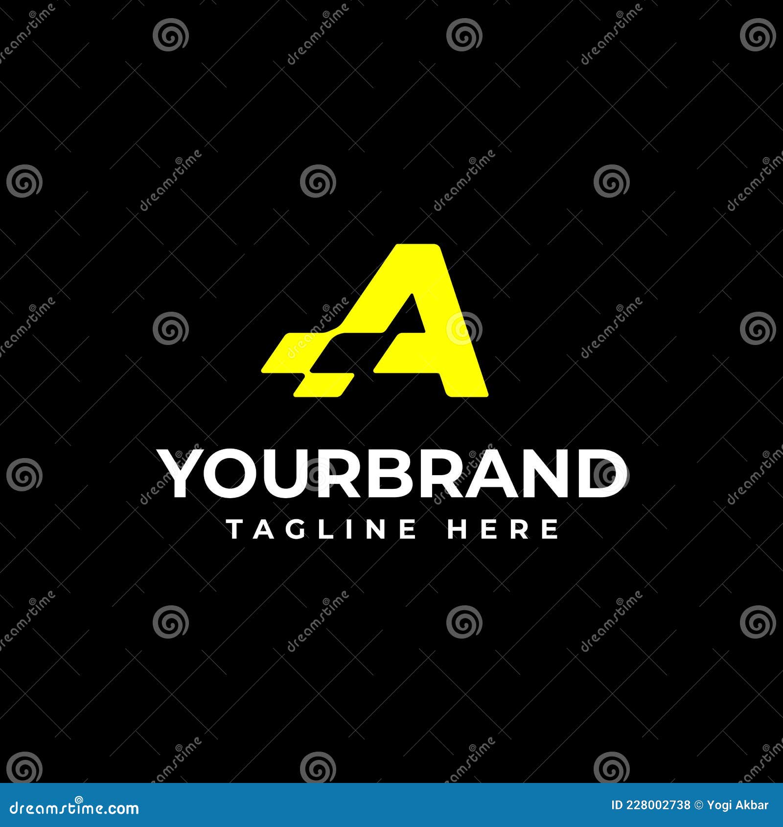 Racing Boy Logo Vector Illustration | CartoonDealer.com #195936272